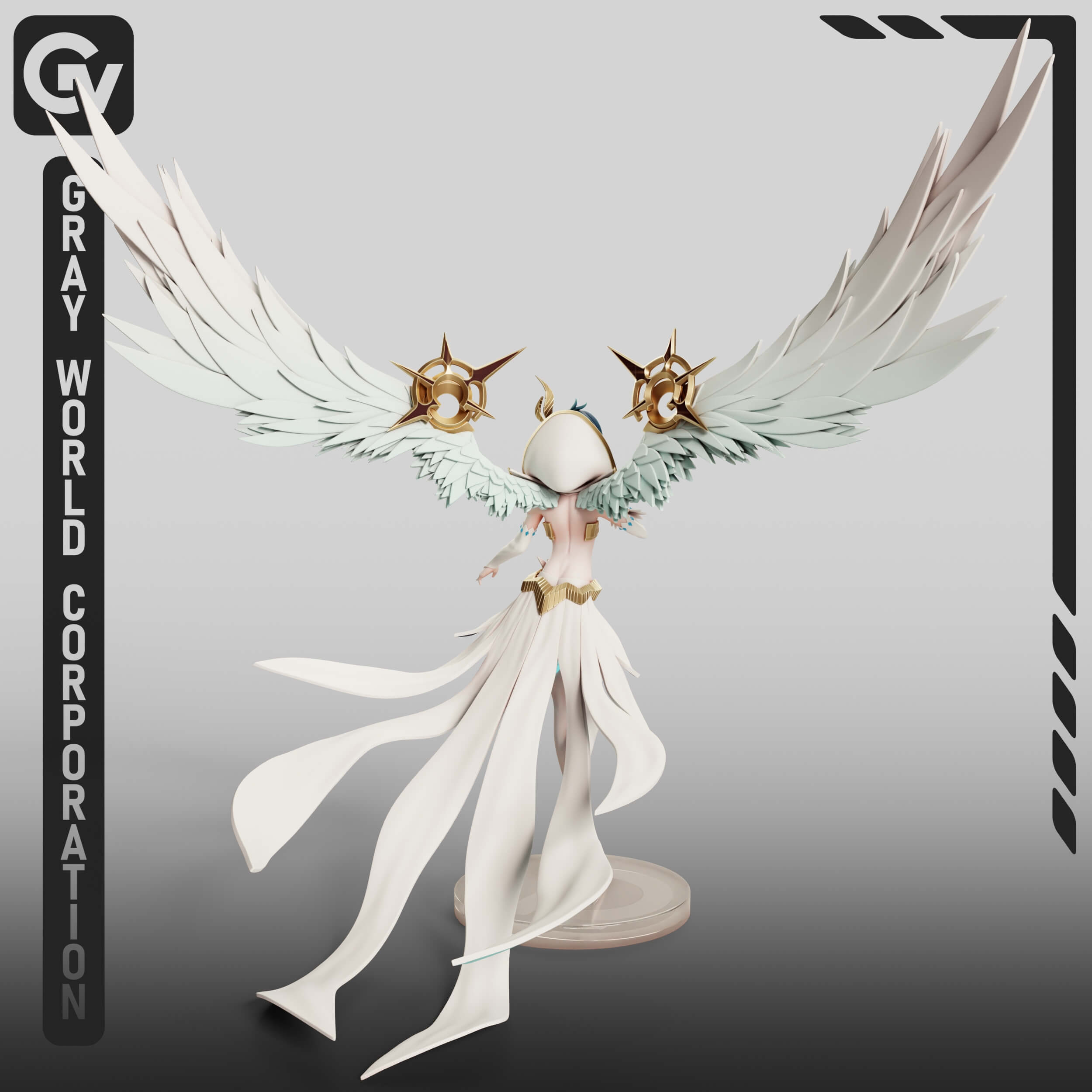 Venti "Ancient God" - Genshin Impact 3D Model by Gray World Corporation