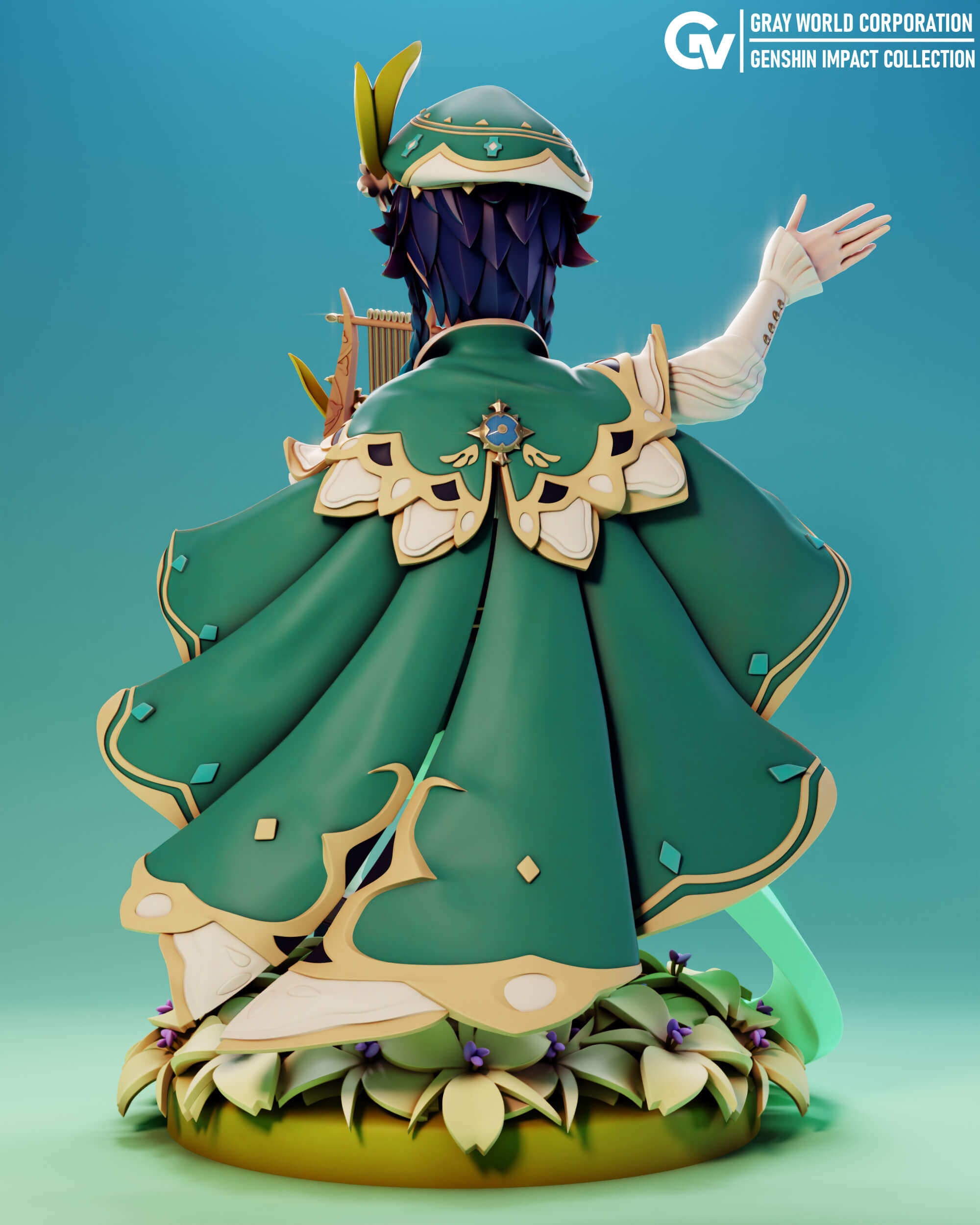 Venti - Genshin Impact 3D Model by Gray World Corporation