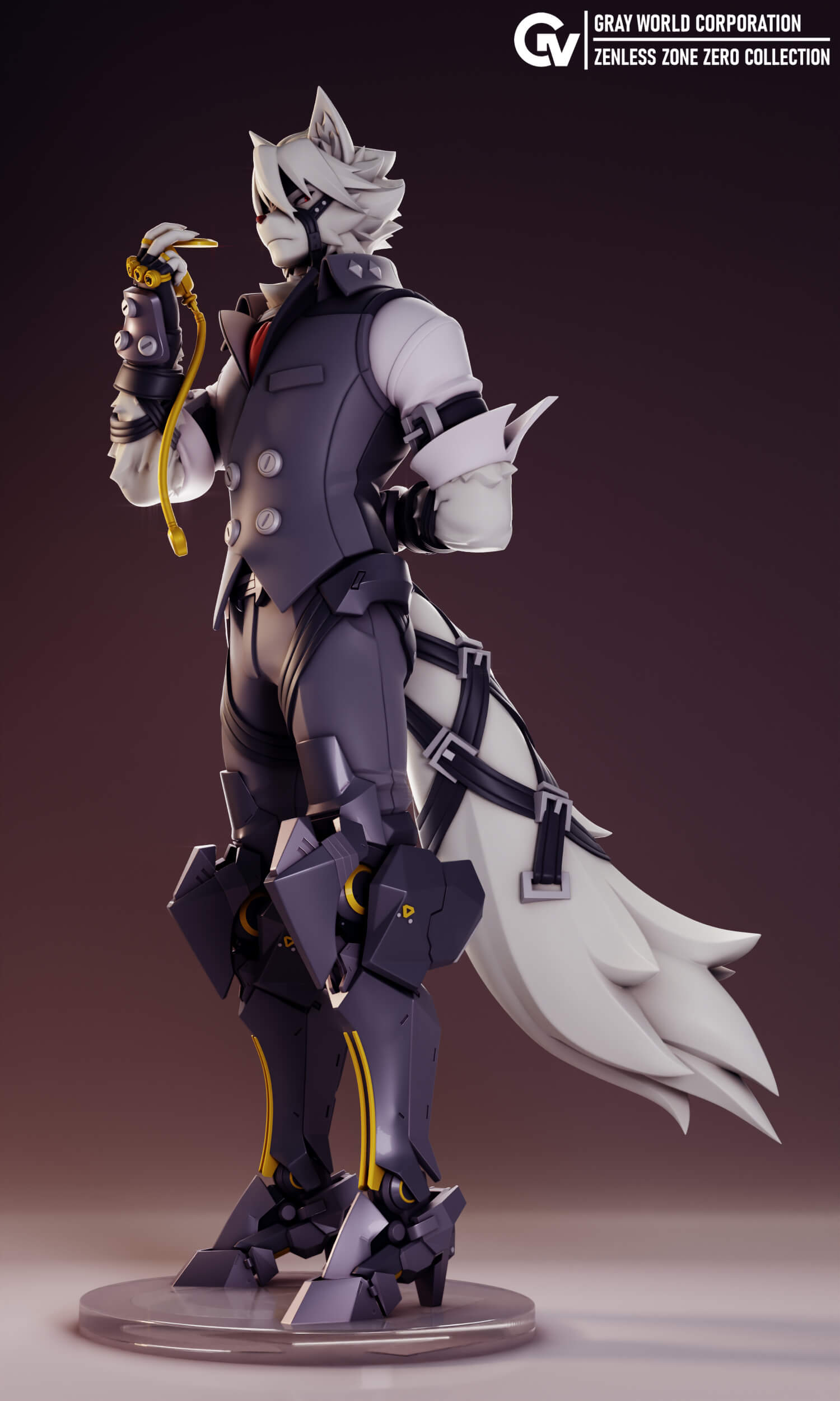 Von Lycaon - Zenless Zone Zero 3D Model by Gray World Corporation