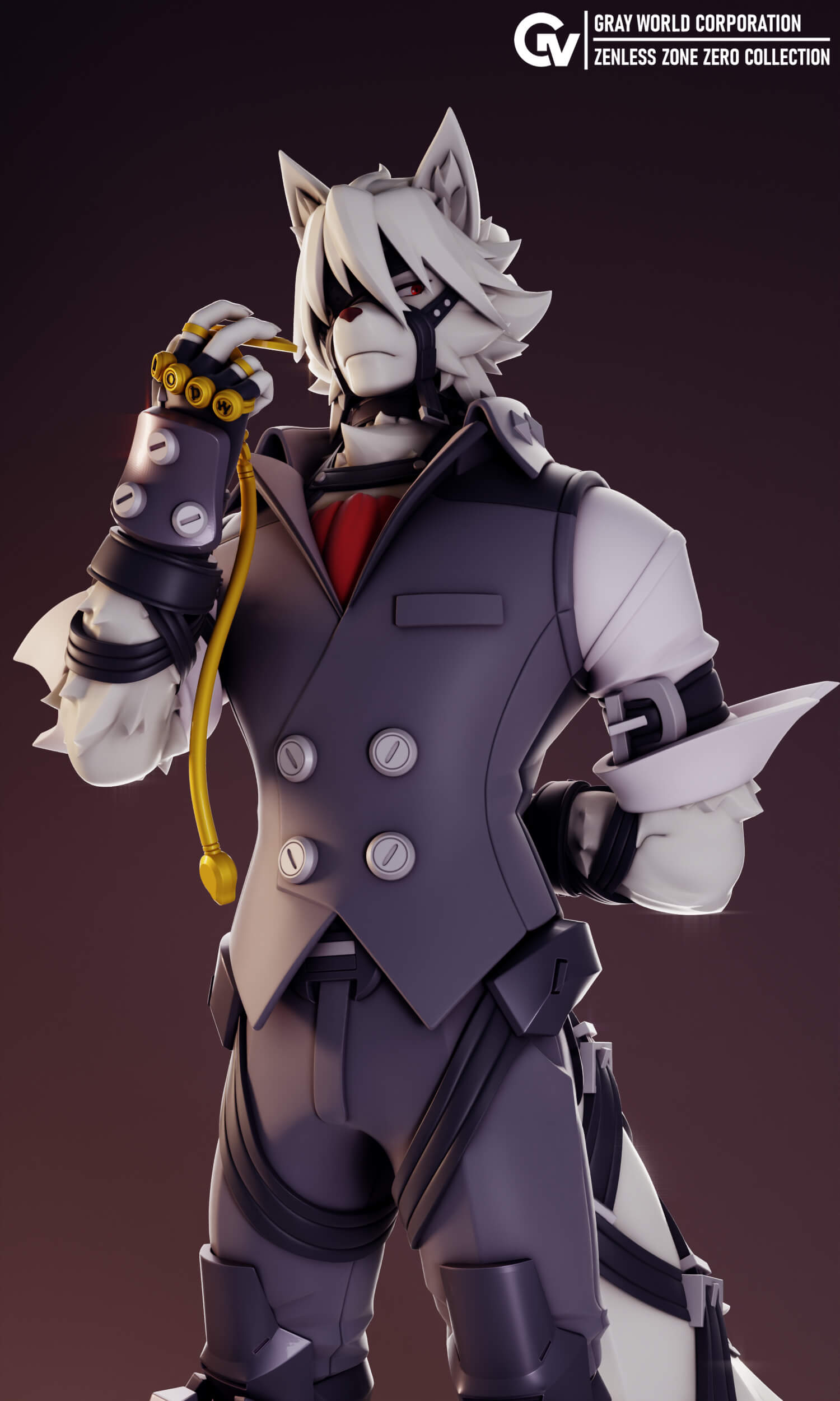 Von Lycaon - Zenless Zone Zero 3D Model by Gray World Corporation