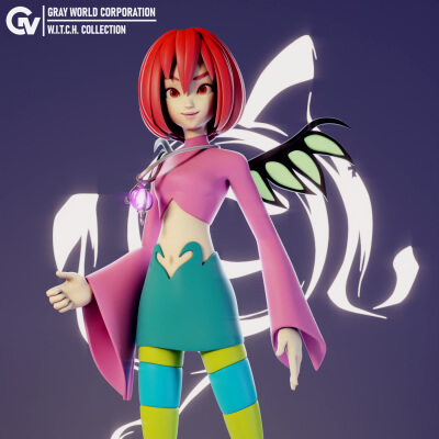 Will Vandom - W.i.t.c.h 3D Model by Gray World Corporation