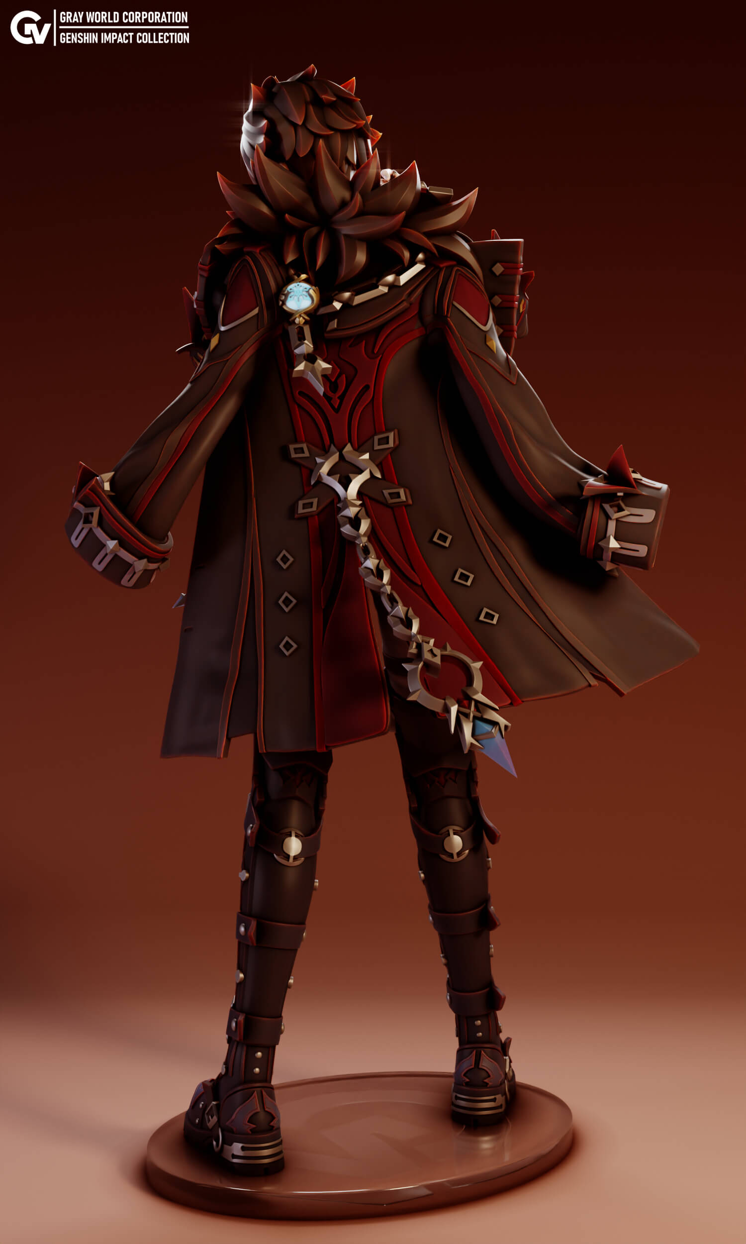 Wriothesley - Genshin Impact 3D Print Model by Gray World Corporation