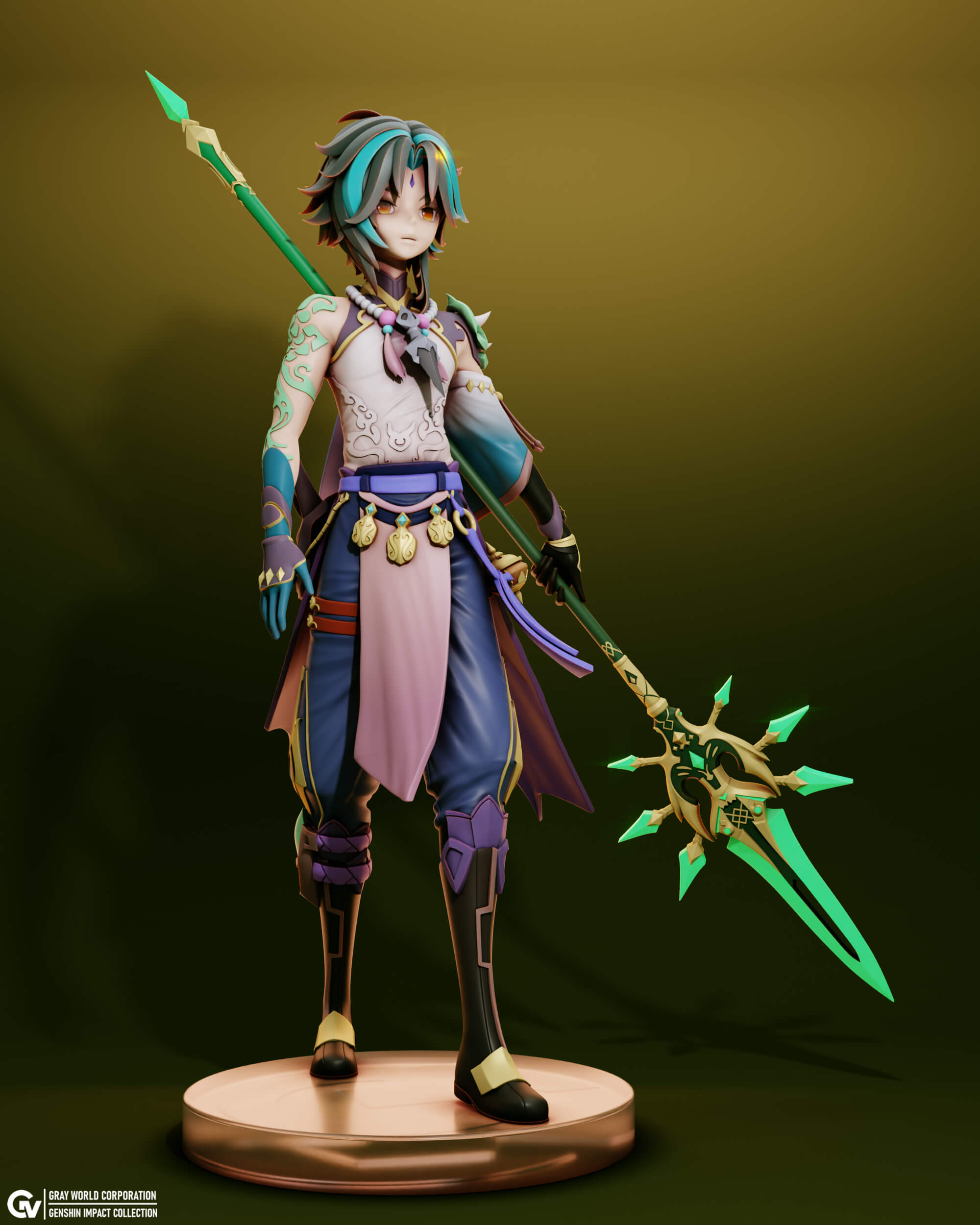 Xiao 2 - Genshin Impact 3D Model by Gray World Corporation