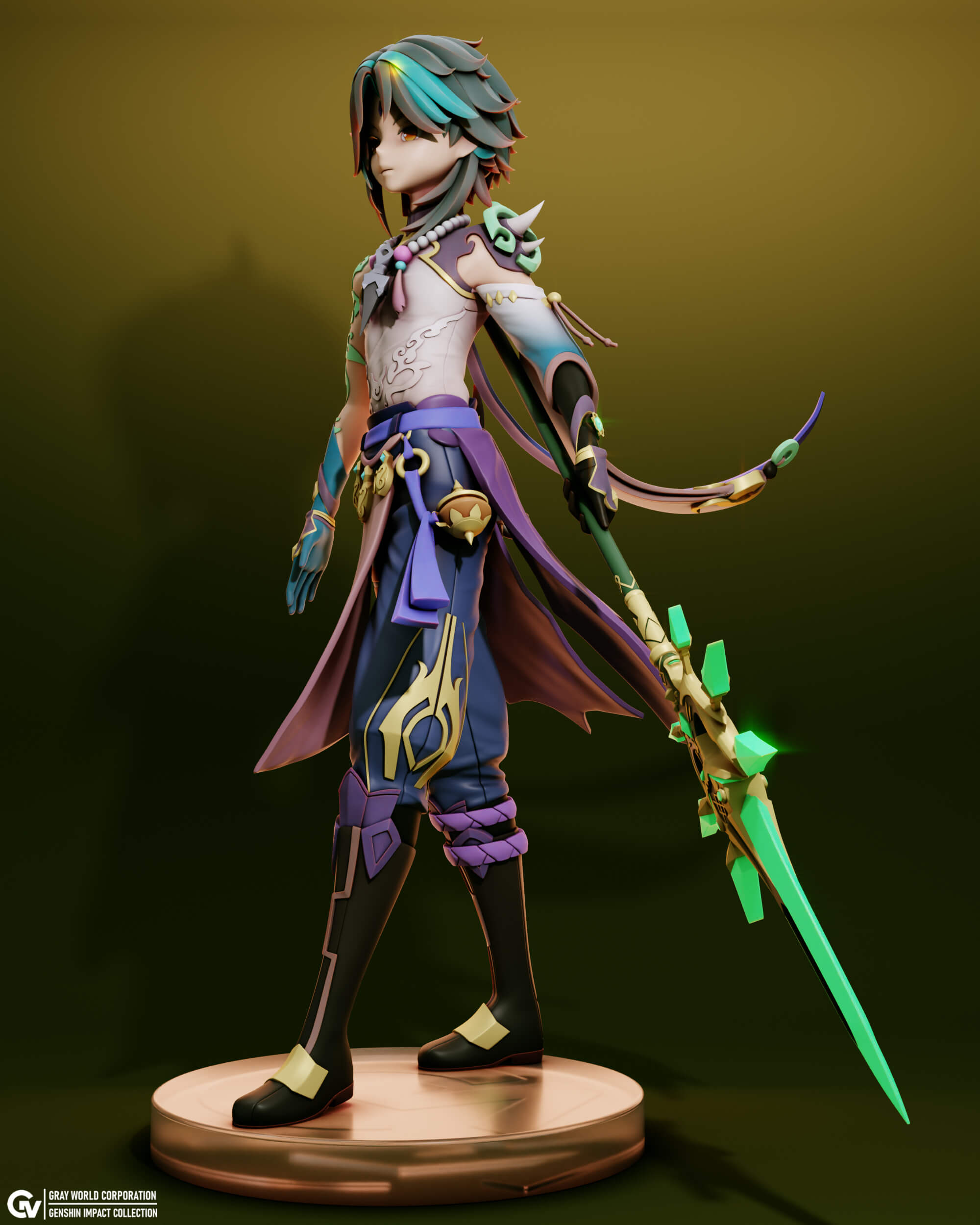 Xiao 2 - Genshin Impact 3D Model by Gray World Corporation