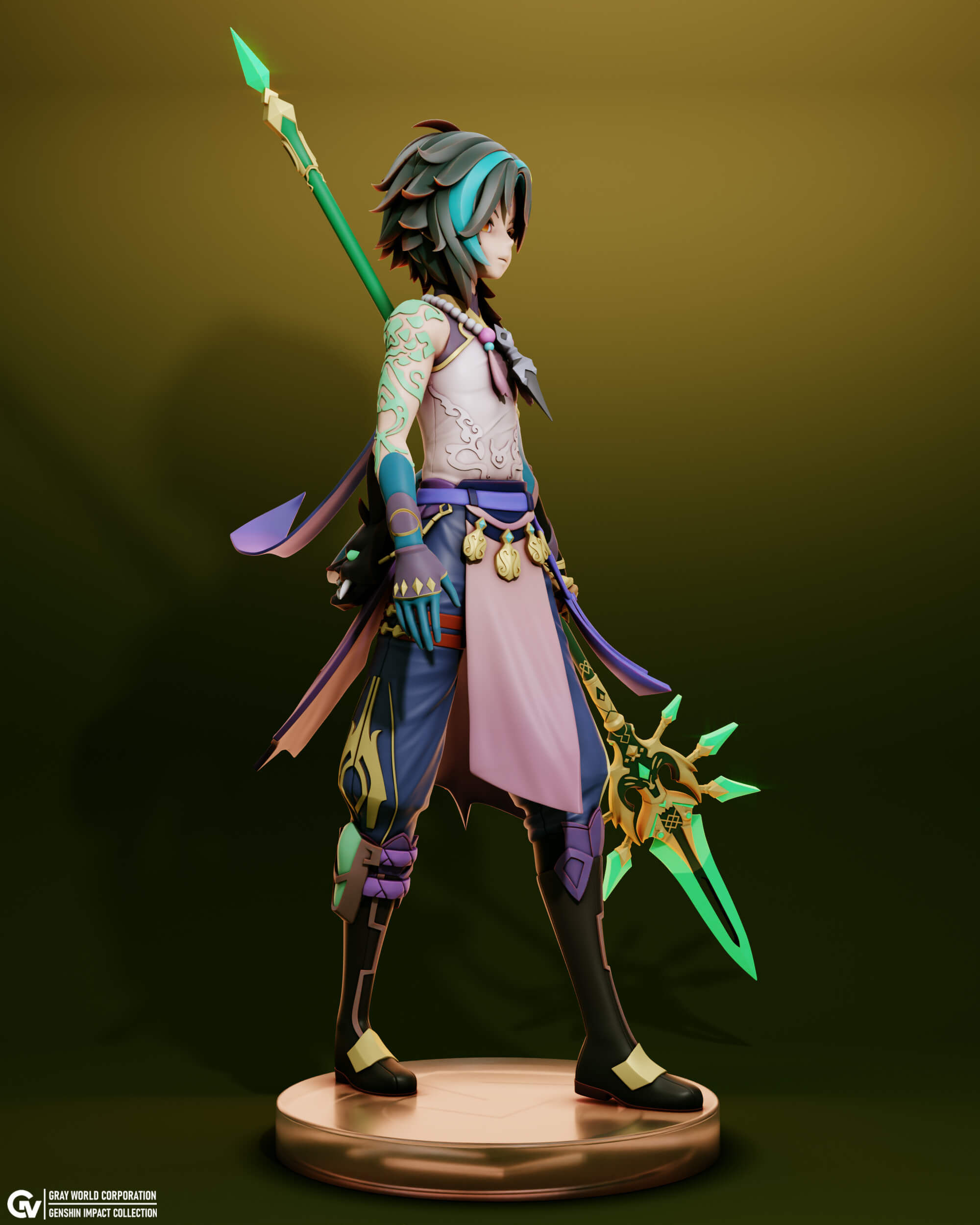 Xiao 2 - Genshin Impact 3D Model by Gray World Corporation