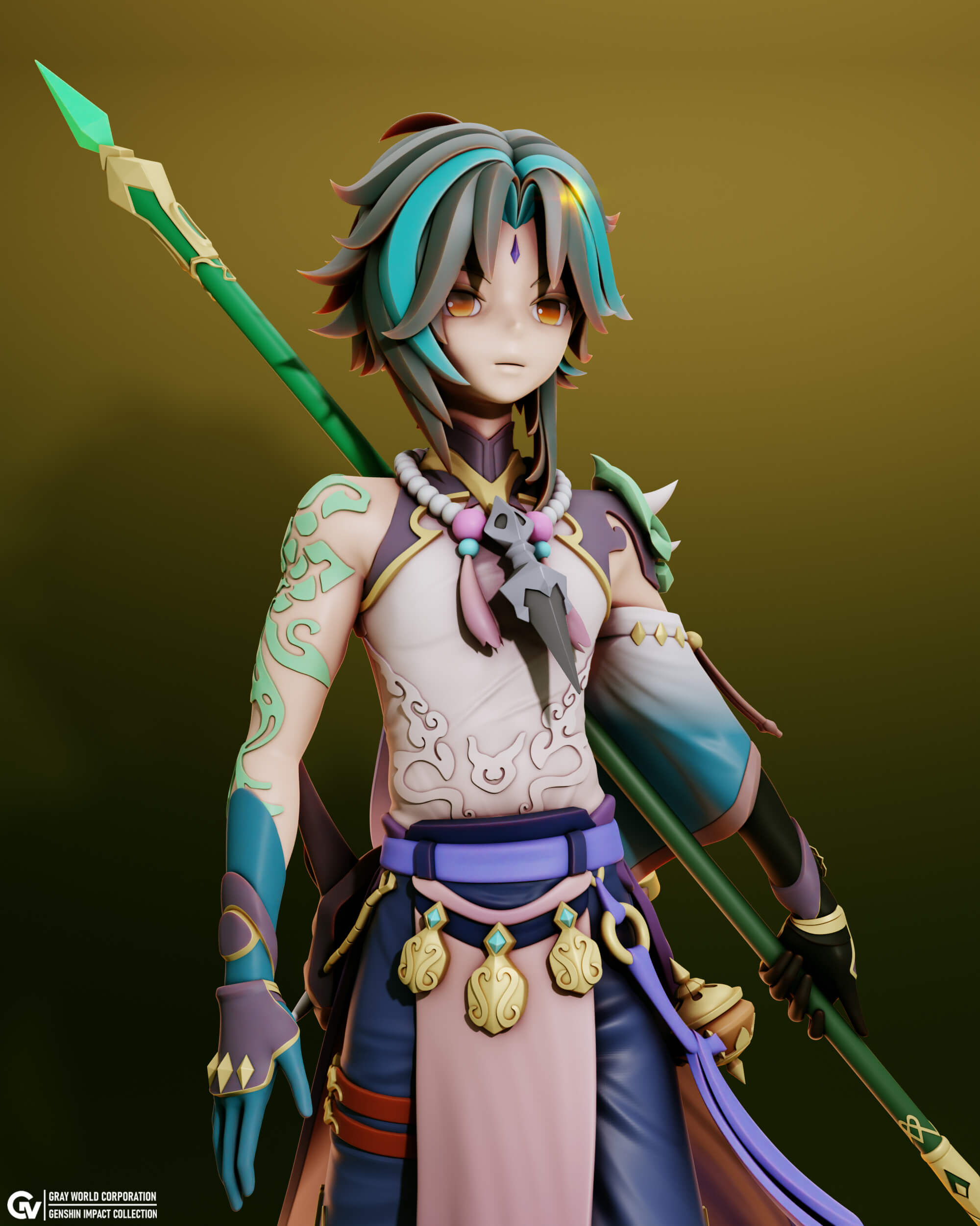 Xiao 2 - Genshin Impact 3D Print Model by Gray World Corporation