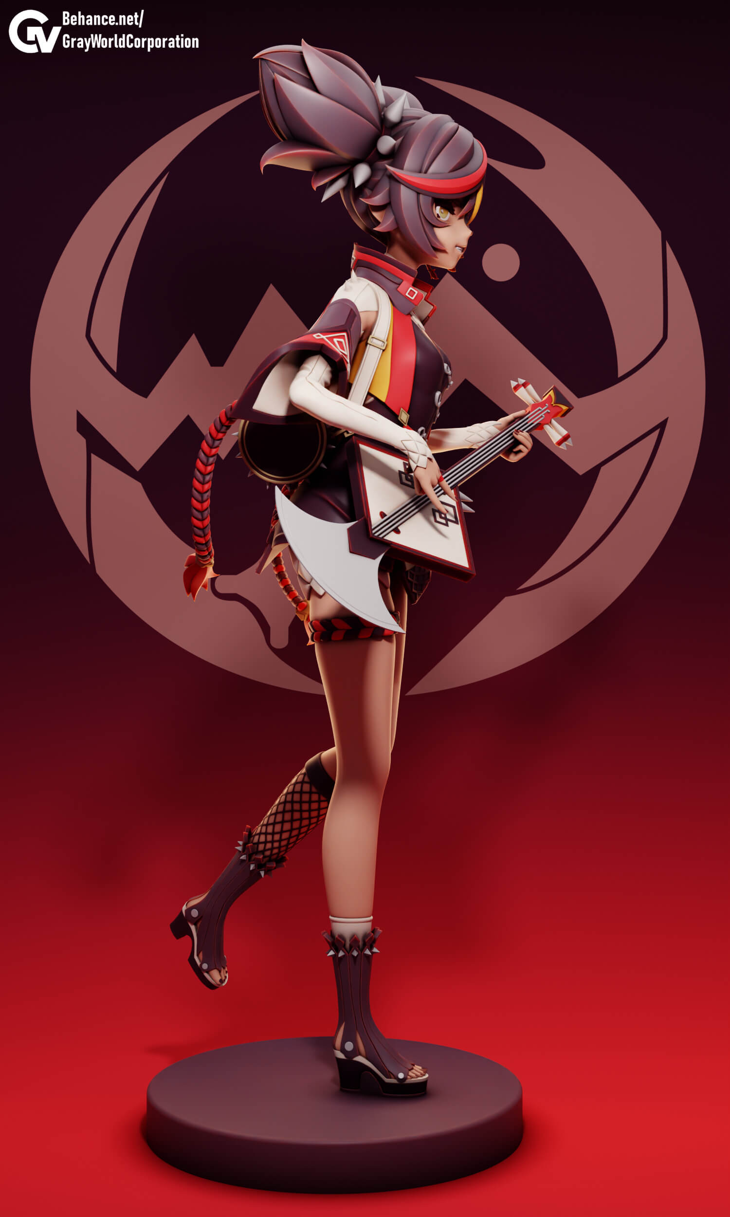 Xinyan - Genshin Impact 3D Print Model by Gray World Corporation