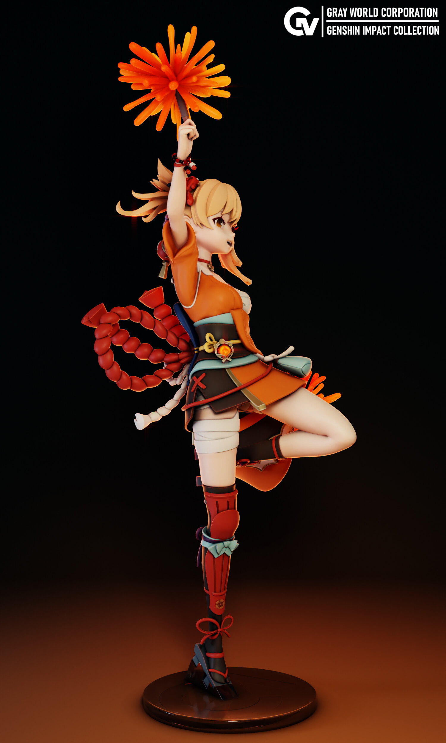Yoimiya - Genshin Impact 3D Print Model by Gray World Corporation