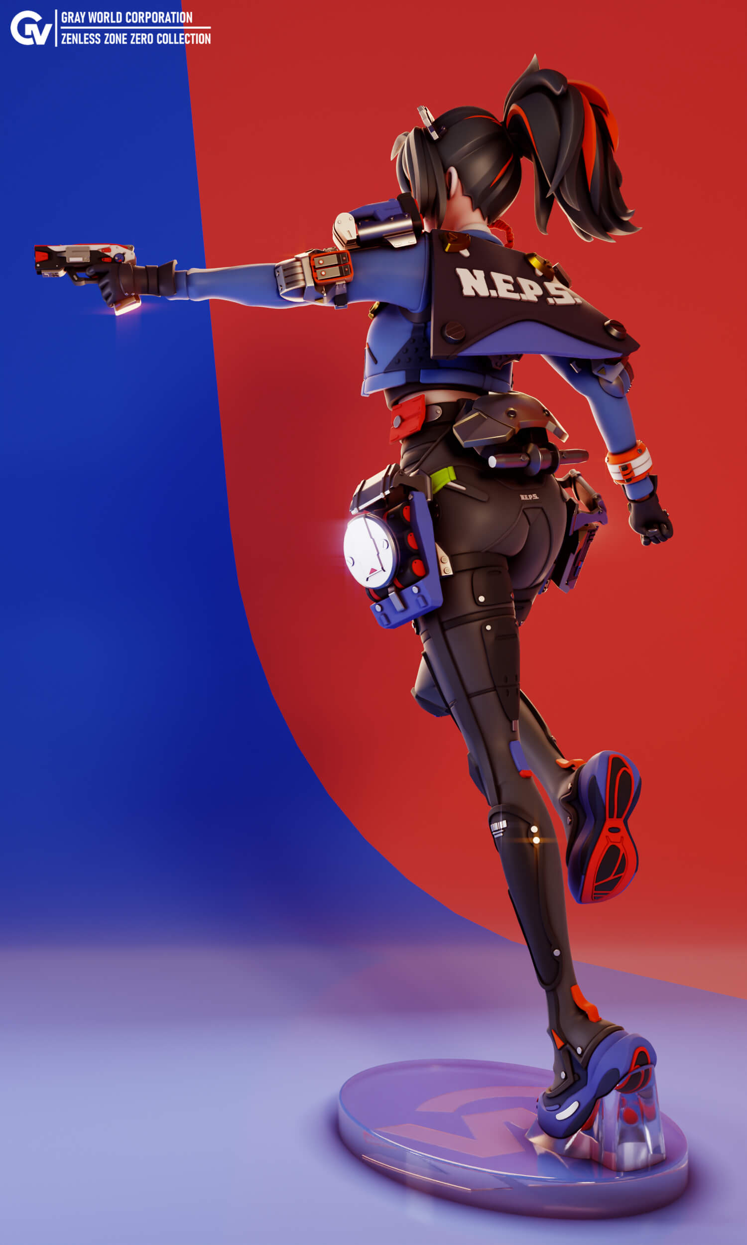 Zhu Yuan - Zenless Zone Zero 3D Model by Gray World Corporation