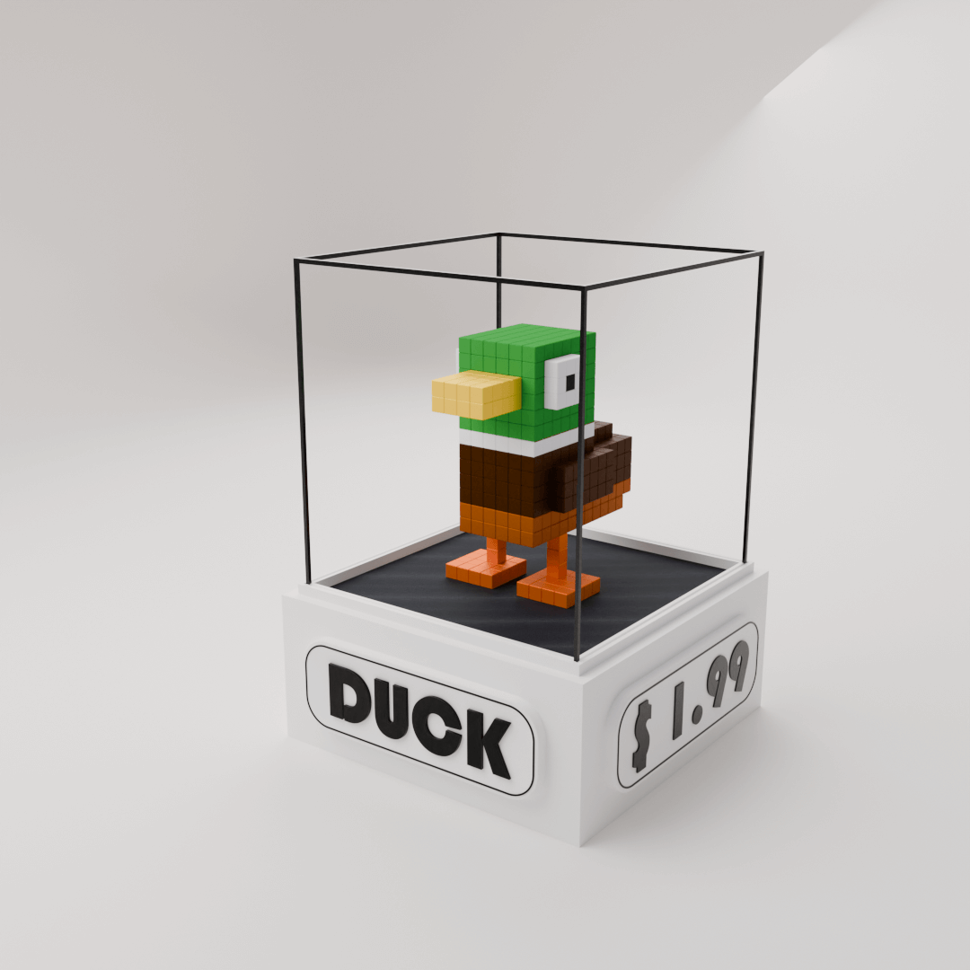 Isometric Voxel Animal Pack 3D Render by GreatDesignerSoftware