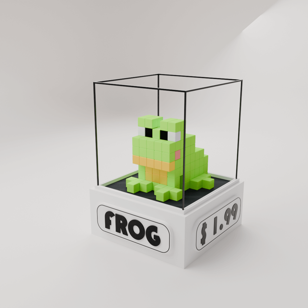Isometric Voxel Animal Pack 3D Render by GreatDesignerSoftware