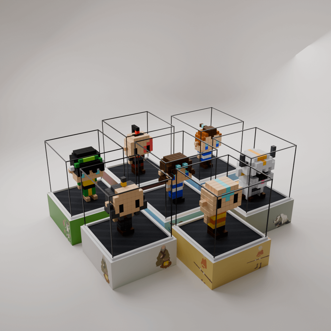 Voxel Pack Avatar Isometric 3D Render by GreatDesignerSoftware