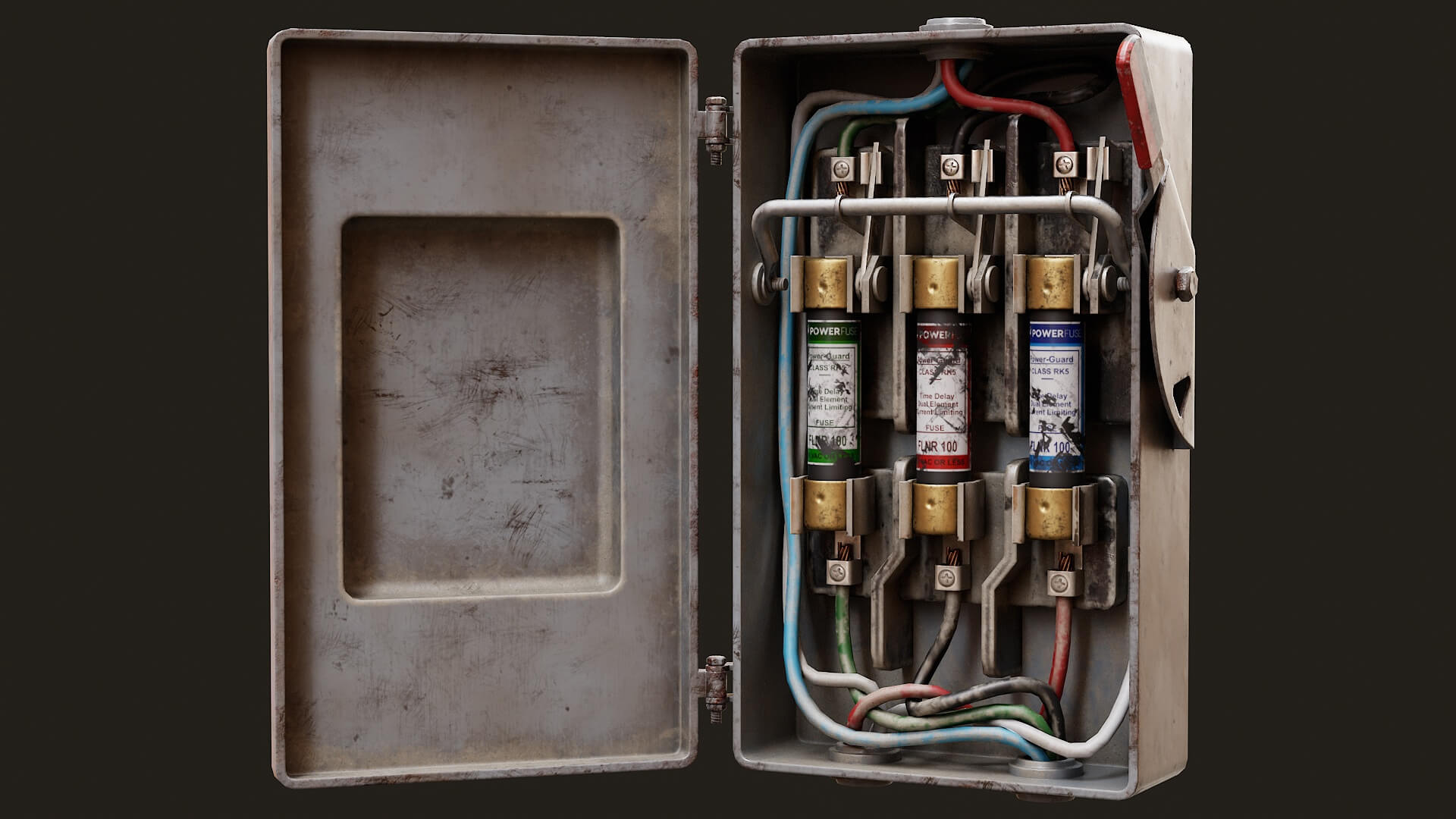 Fuse Box - Game Ready PBR 3D Model by Greavsie93