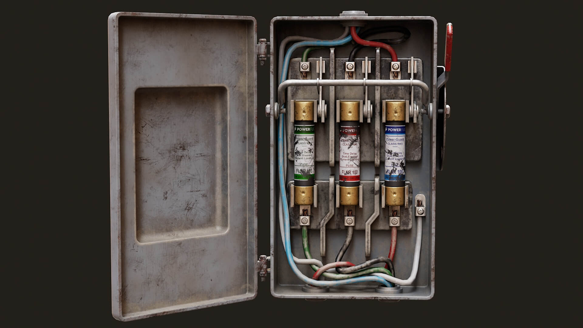 Fuse Box - Game Ready PBR 3D Model by Greavsie93