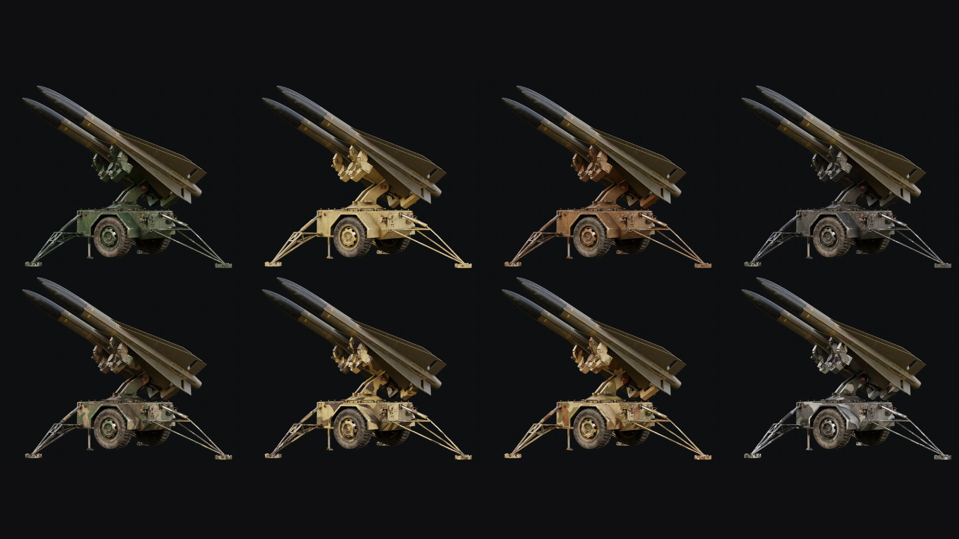Missile Launcher - Game Ready PBR 3D Model by Greavsie93