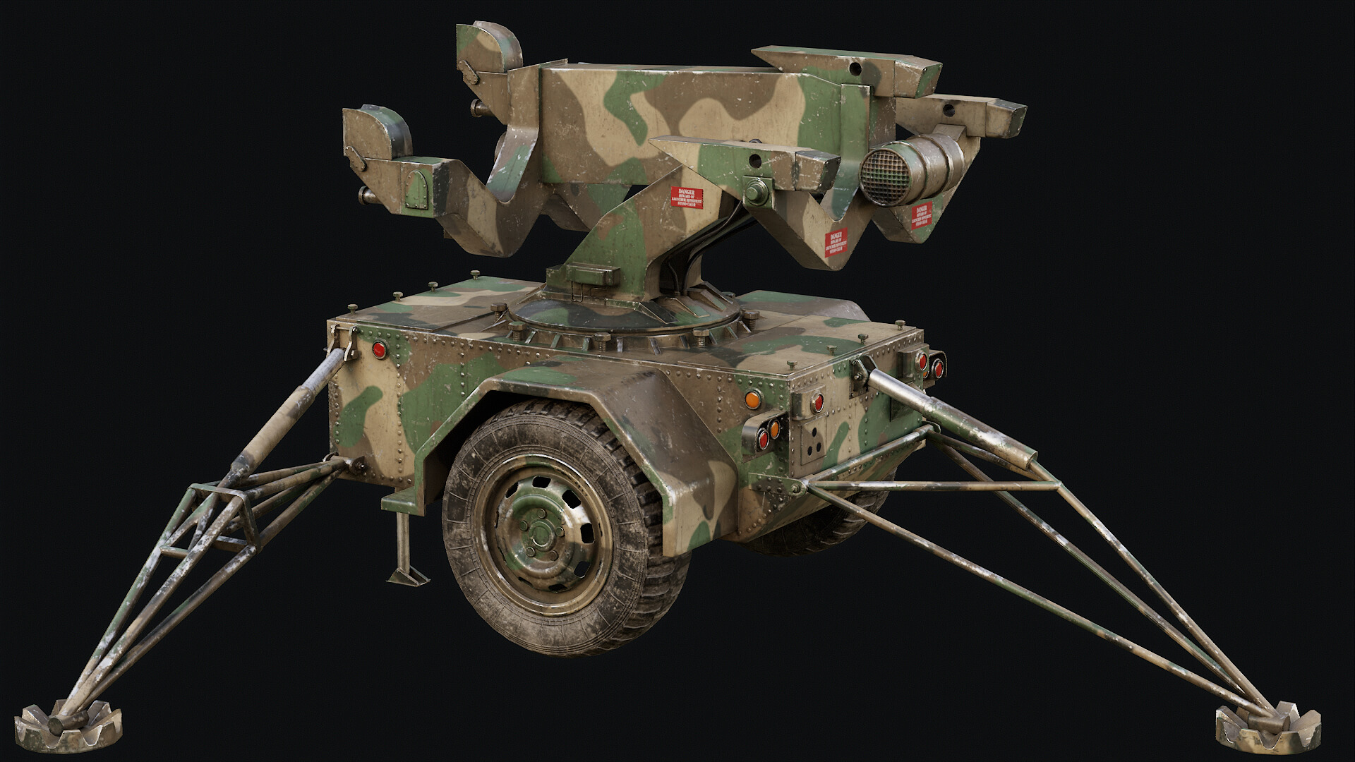 Missile Launcher - Game Ready PBR 3D Model by Greavsie93