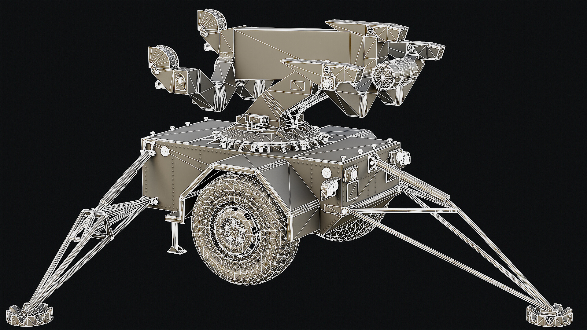 Missile Launcher - Game Ready PBR 3D Model by Greavsie93