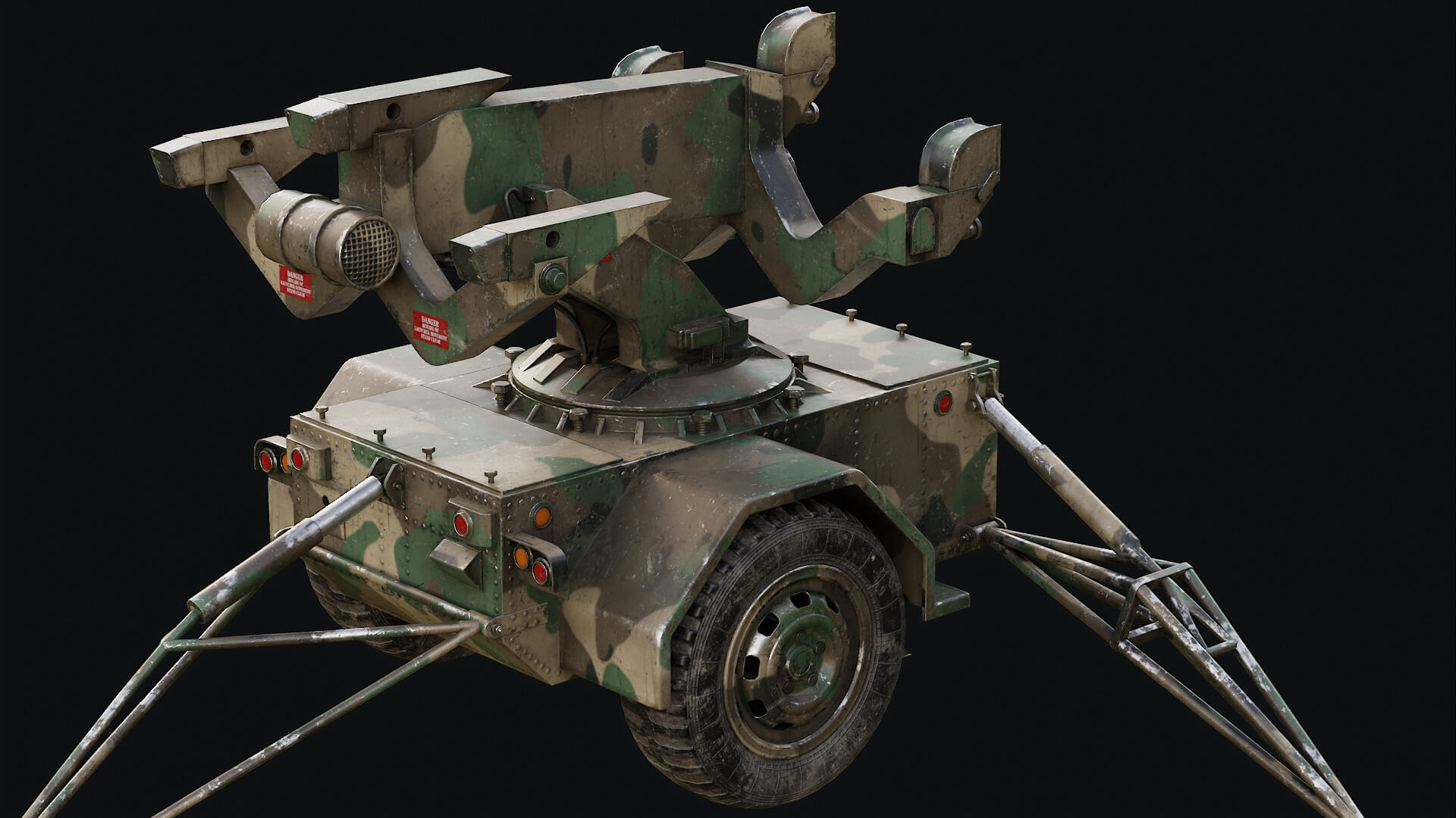 Missile Launcher - Game Ready PBR 3D Model by Greavsie93