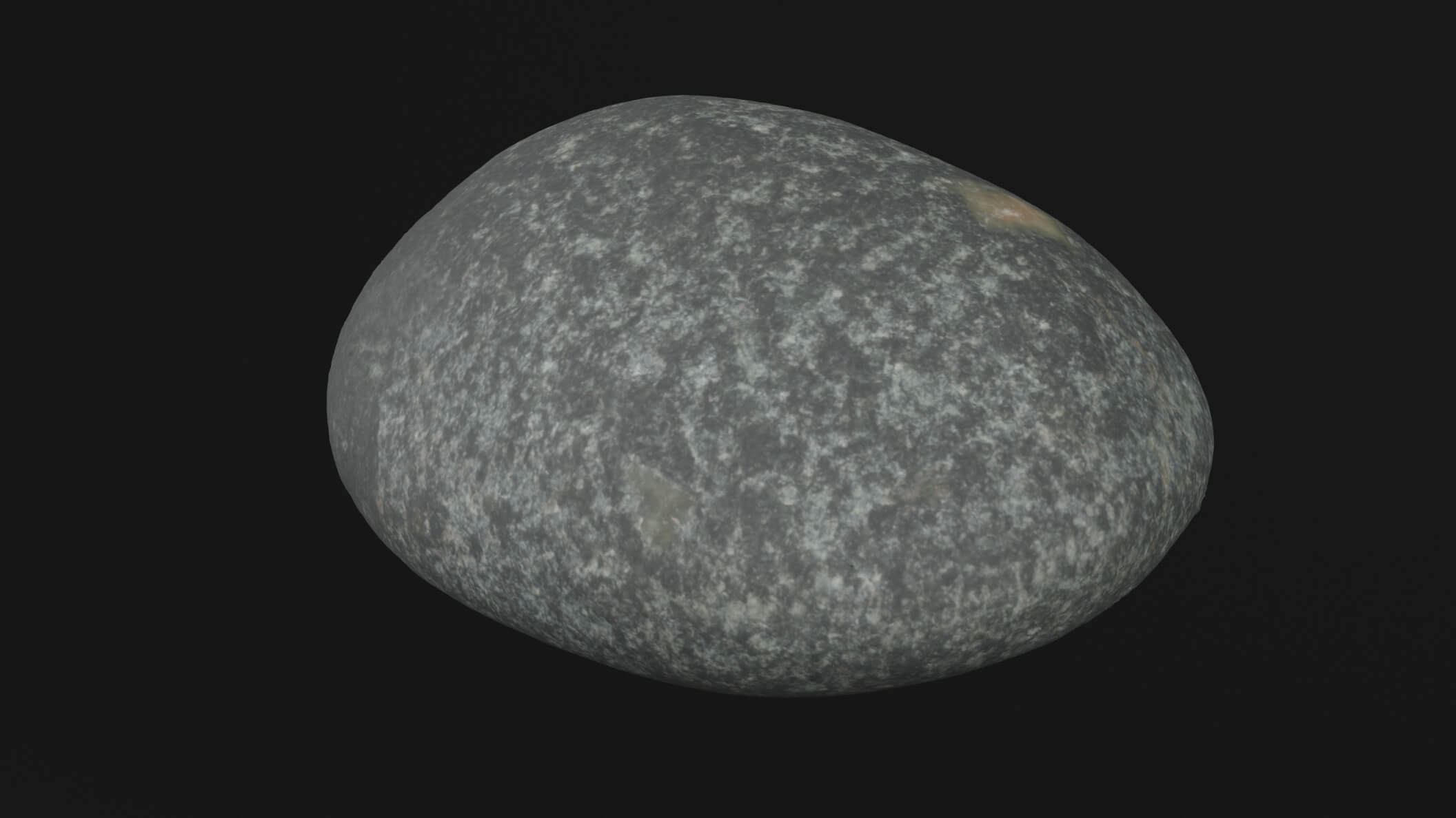 Black Pebble - 3D Model by Green Lander