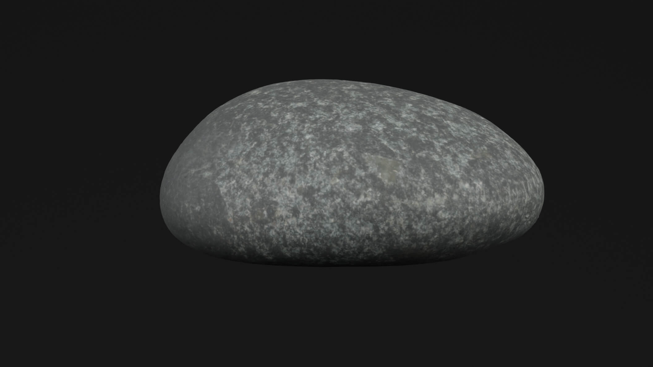 Black Pebble - 3D Model by Green Lander