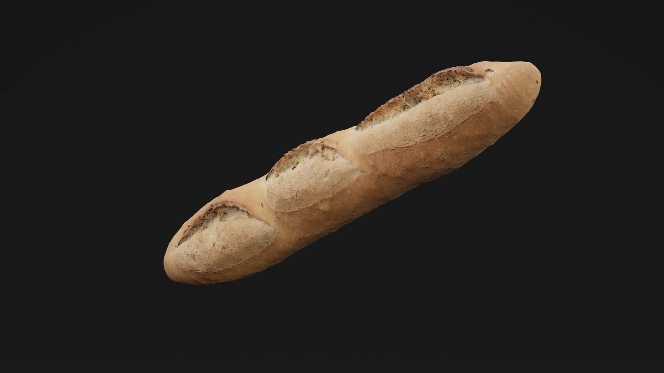 Realistic Bread - 3D Model by Green Lander