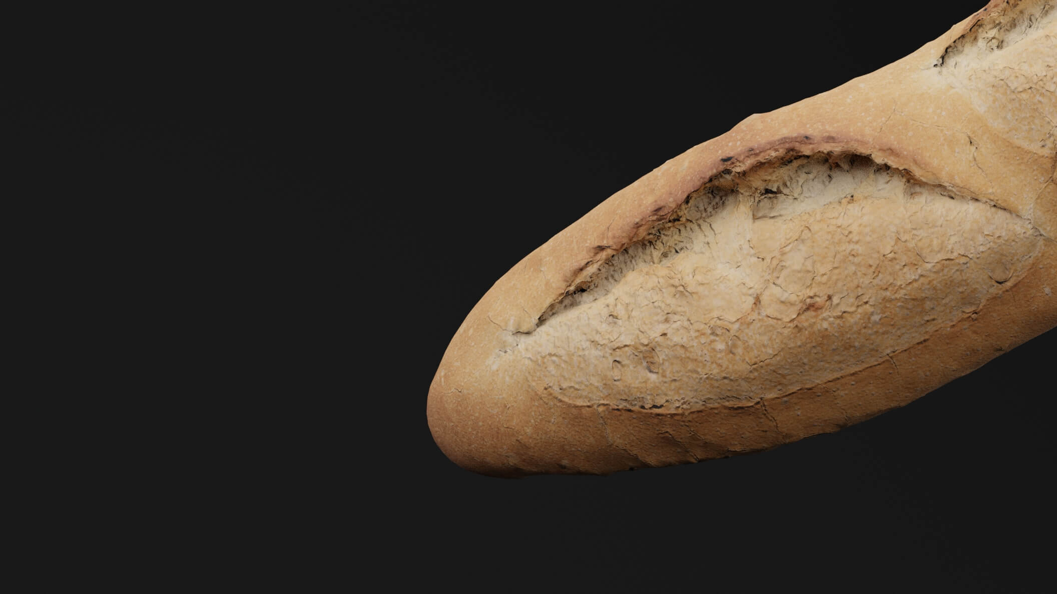 Realistic Bread - 3D Model by Green Lander