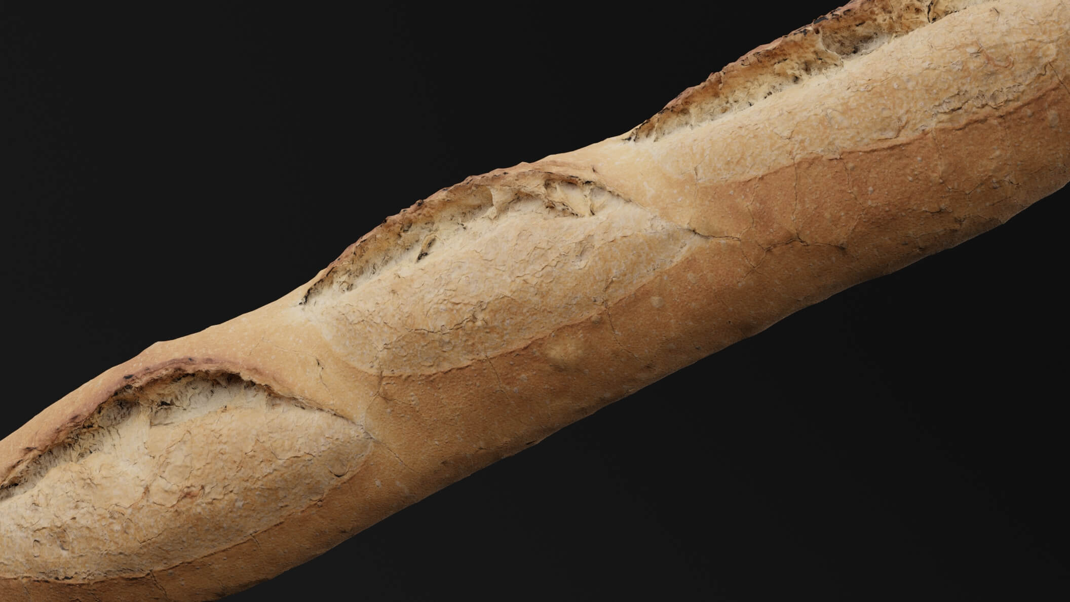 Realistic Bread - 3D Model by Green Lander