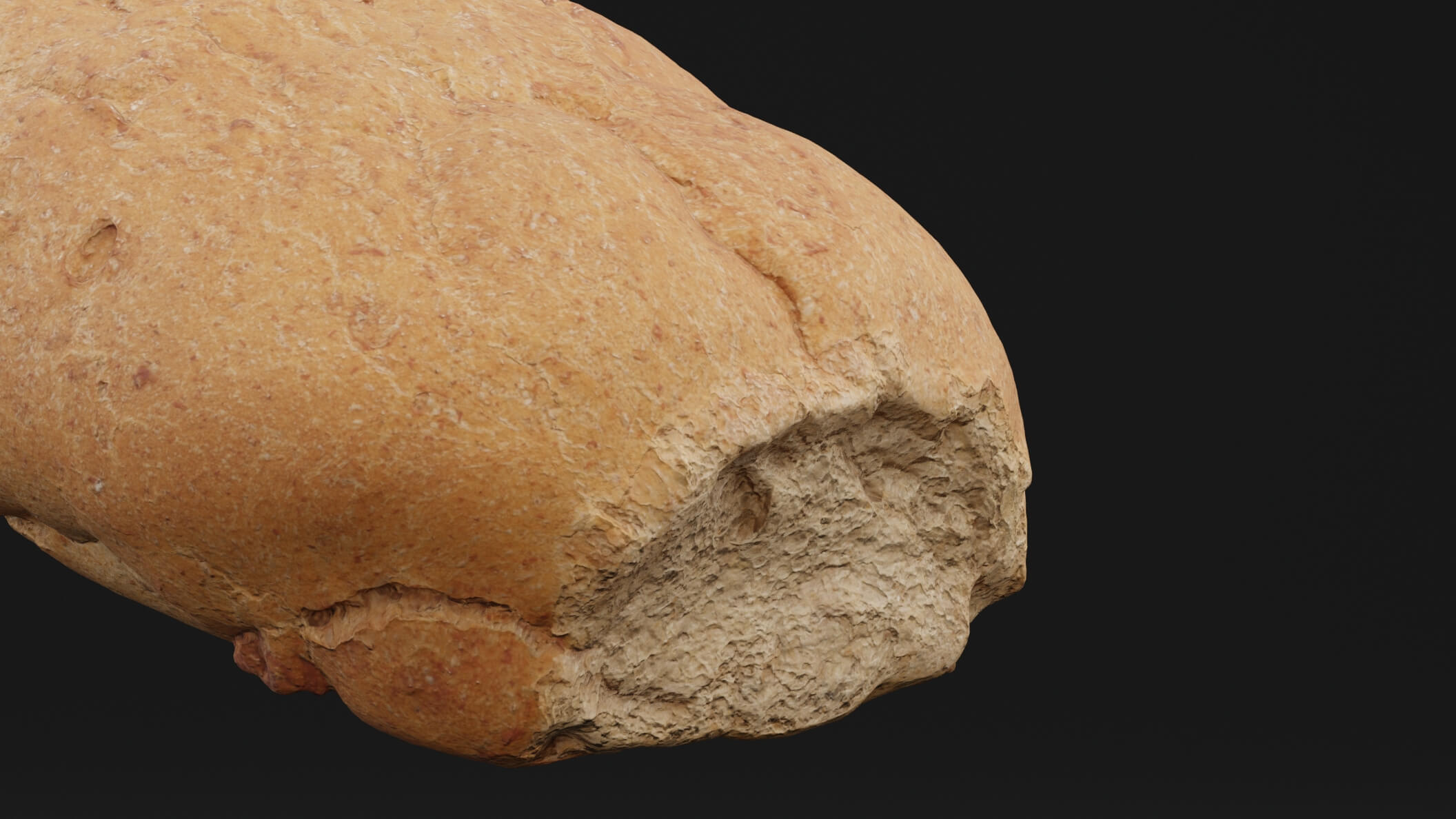 Realistic Bread - 3D Model by Green Lander