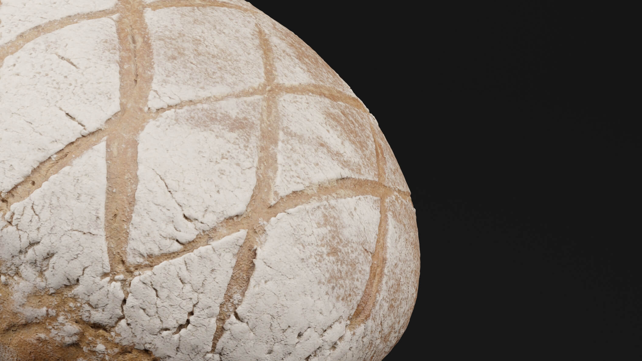 Baked Realistic Bread - 3D Model by Green Lander