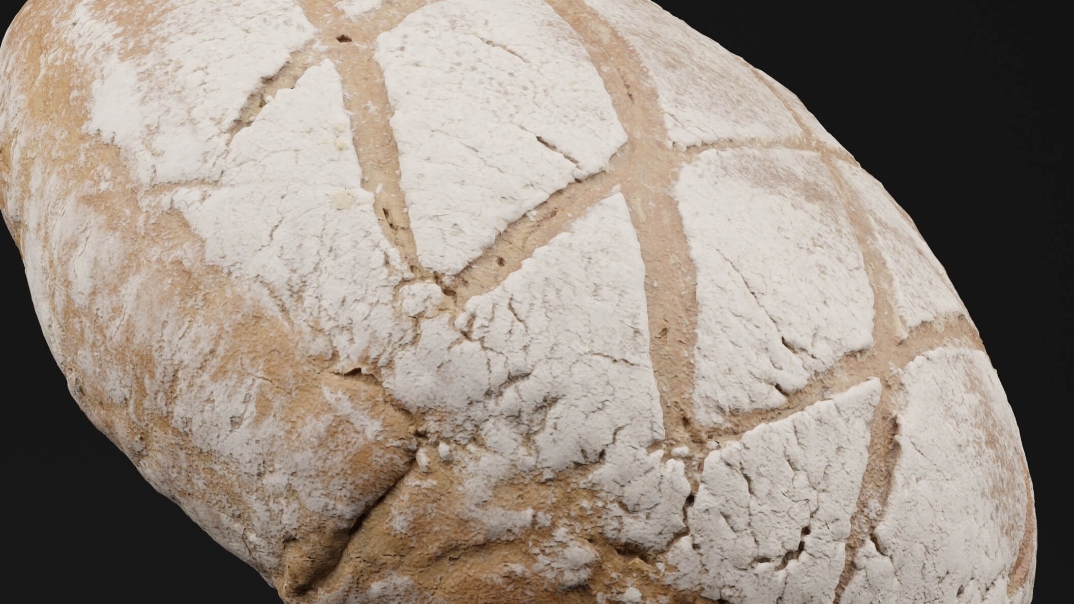 Baked Realistic Bread - 3D Model by Green Lander