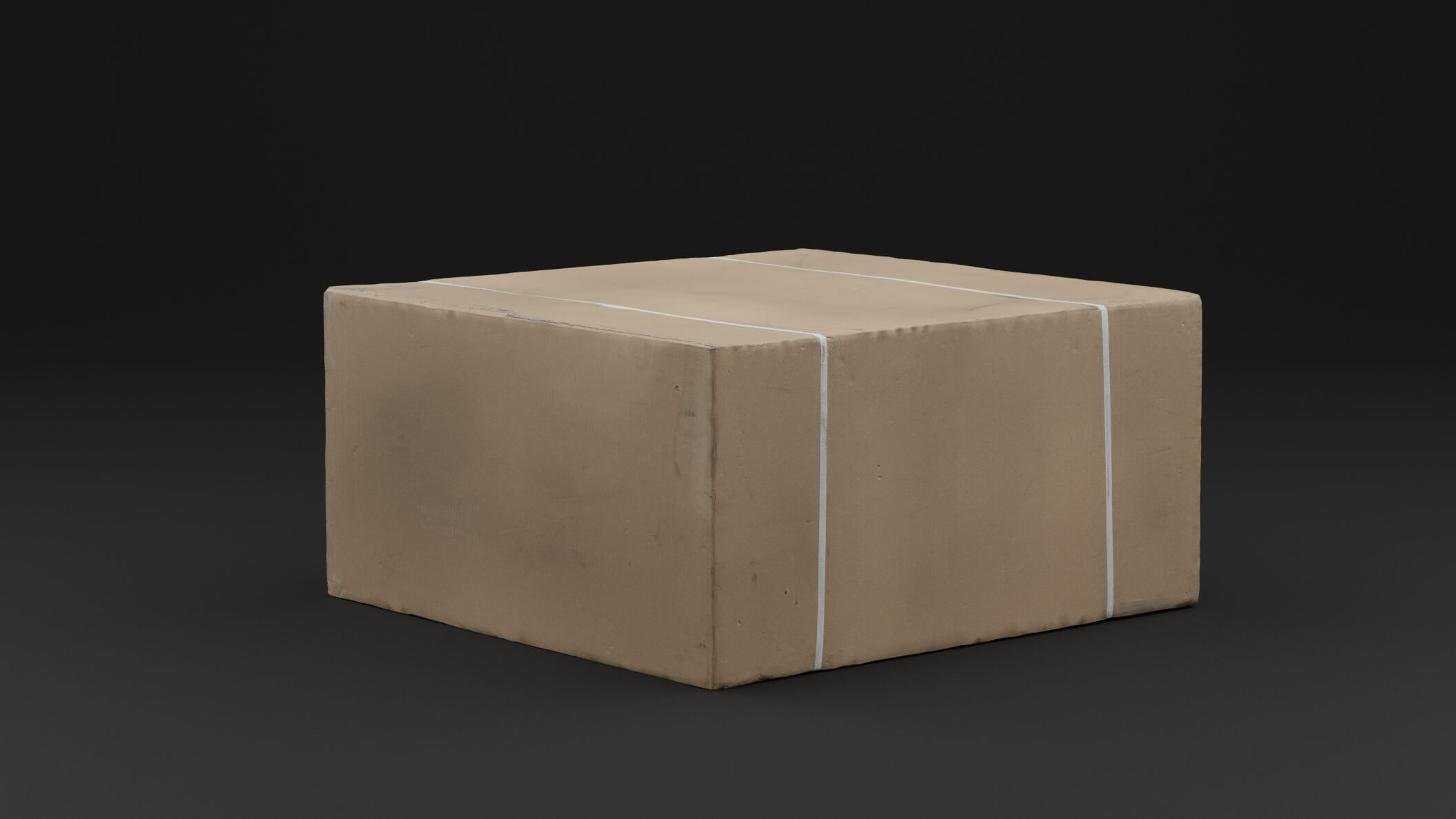 Cardboard Box - 3D Model by Green Lander