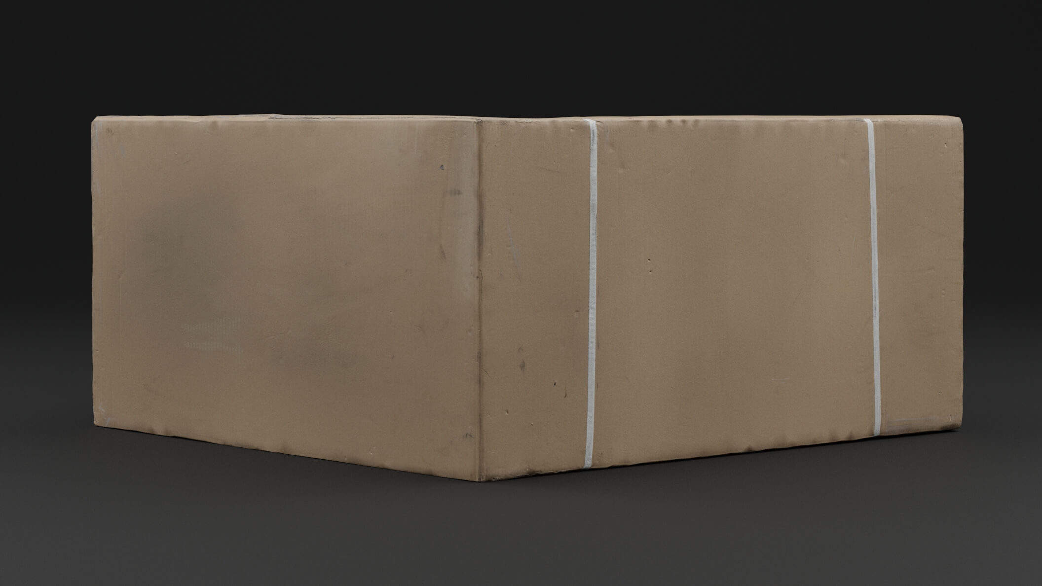 Cardboard Box - 3D Model by Green Lander