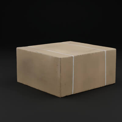 Cardboard Box - 3D Model by Green Lander