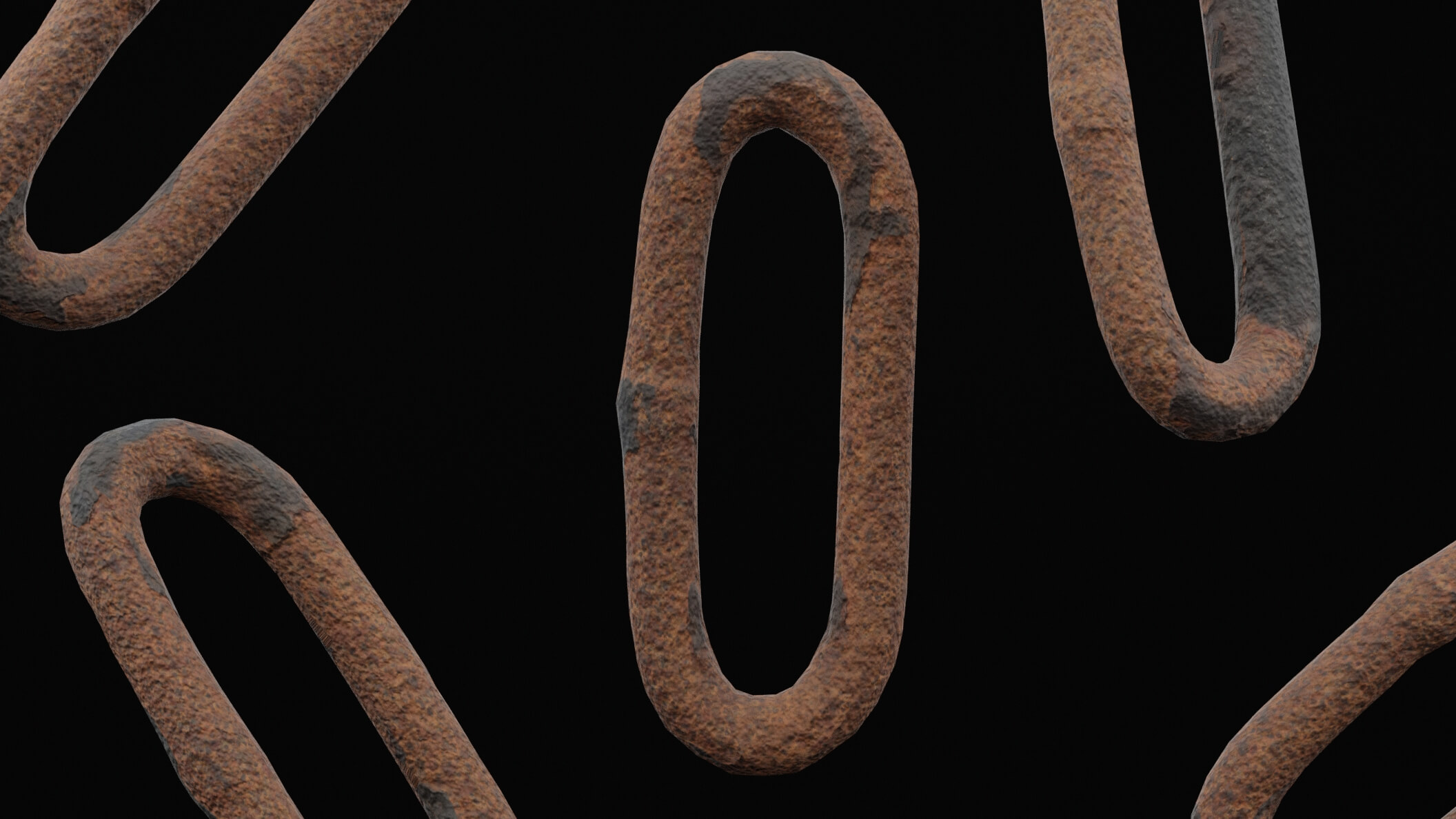 Single Chain Link - 3D Model by Green Lander