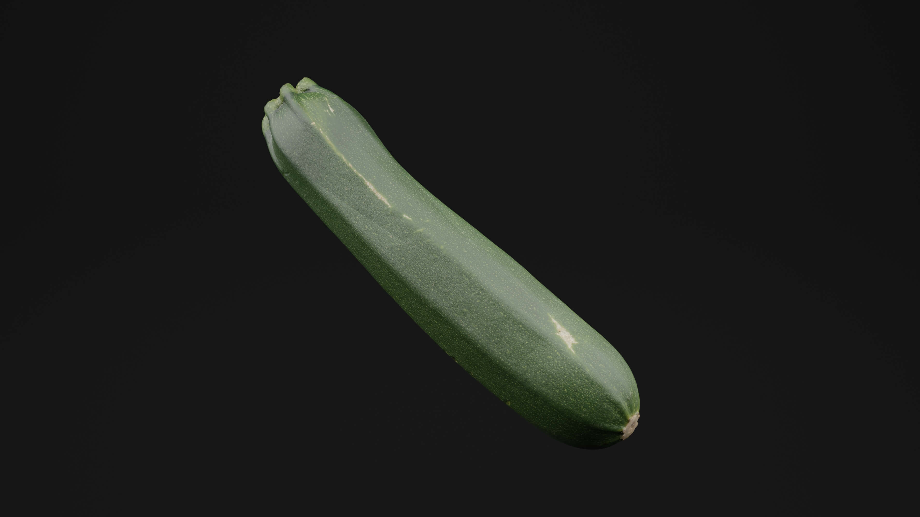 Courgette Vegetable - 3D Model by Green Lander