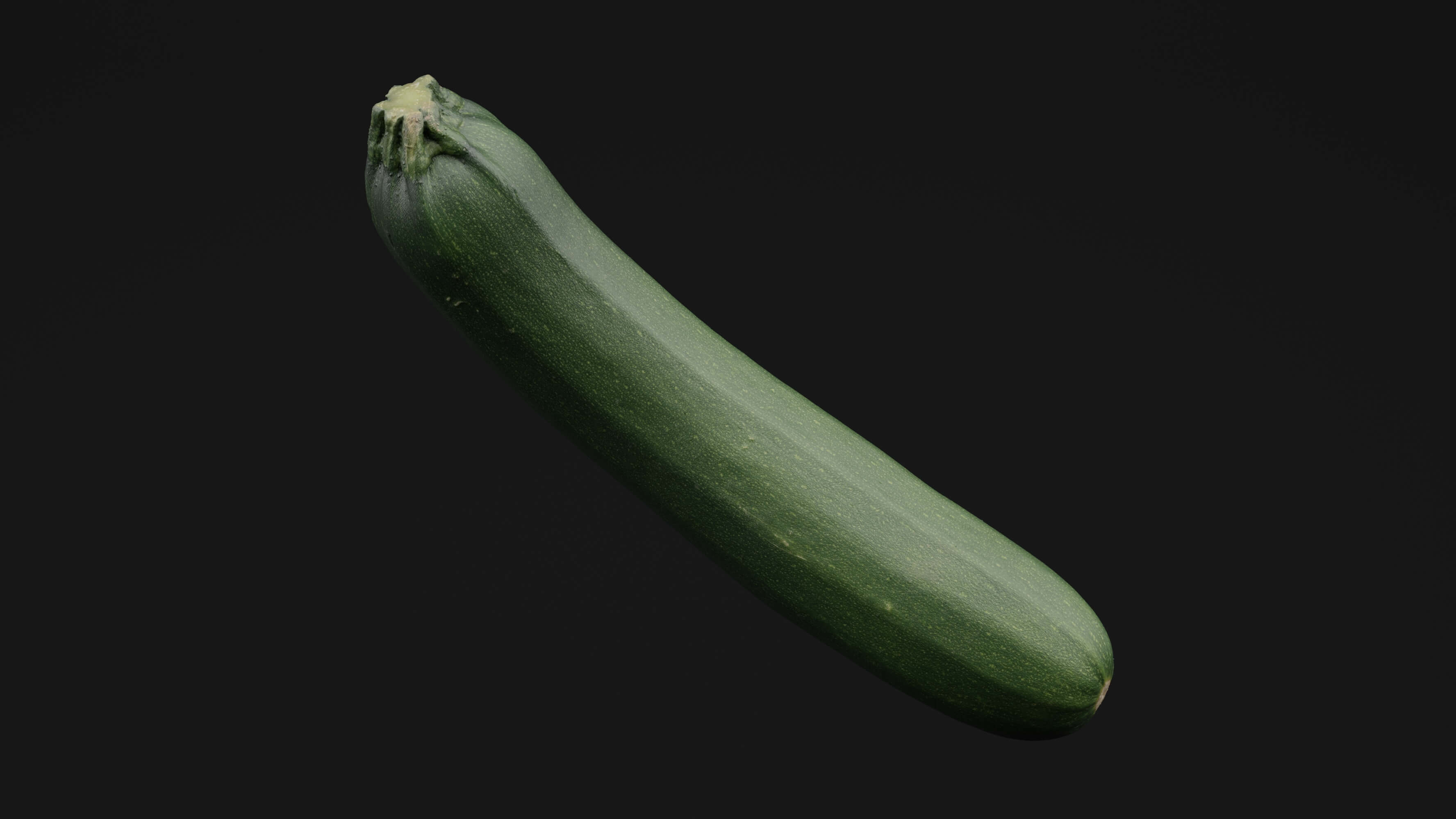 Courgette Vegetable - 3D Model by Green Lander