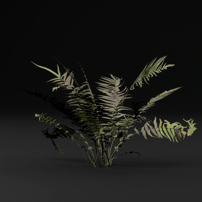 Classic Fern Plant - 3D Model by Green Lander