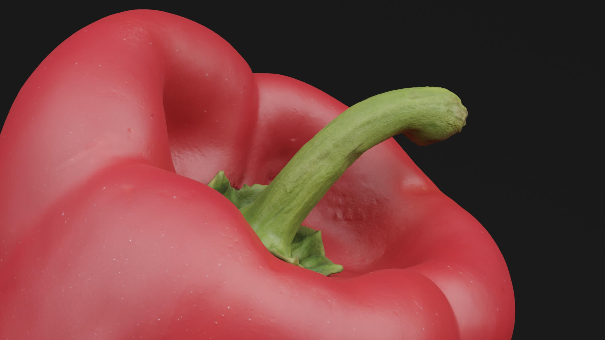 Red Bell Pepper - 3D Model by Green Lander