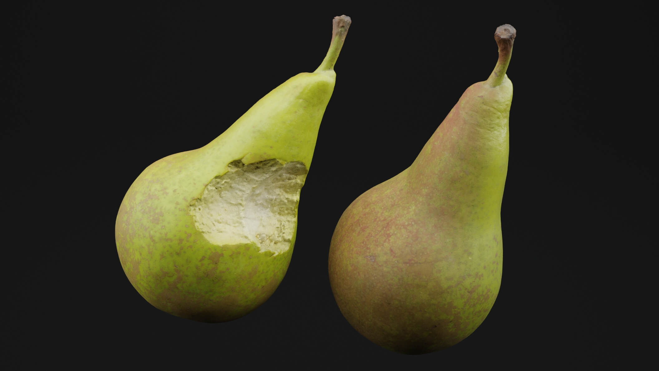 Green Pear Fruit - 3D Model by Green Lander