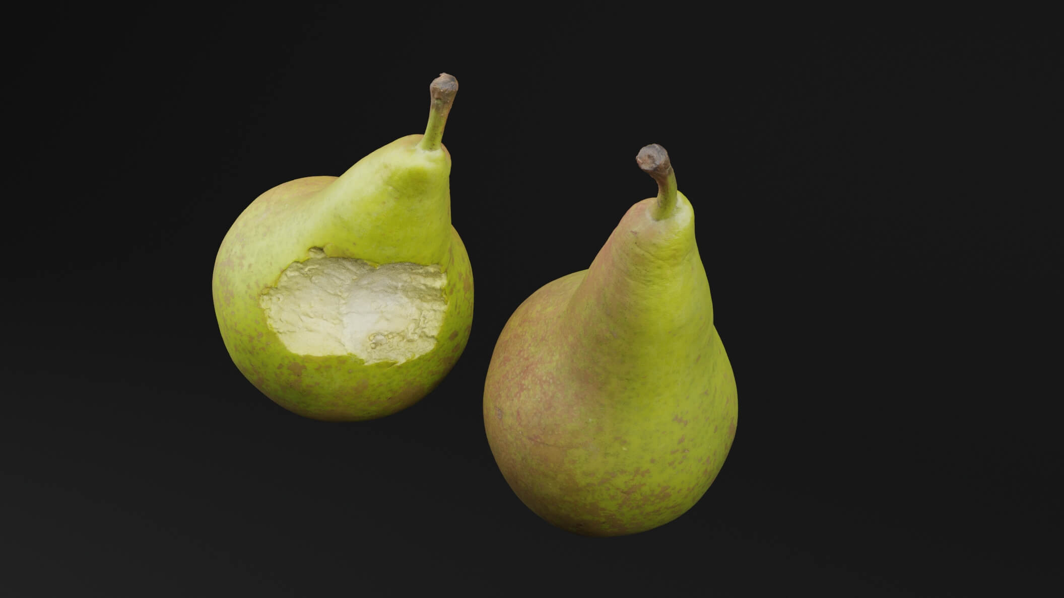 Green Pear Fruit - 3D Model by Green Lander