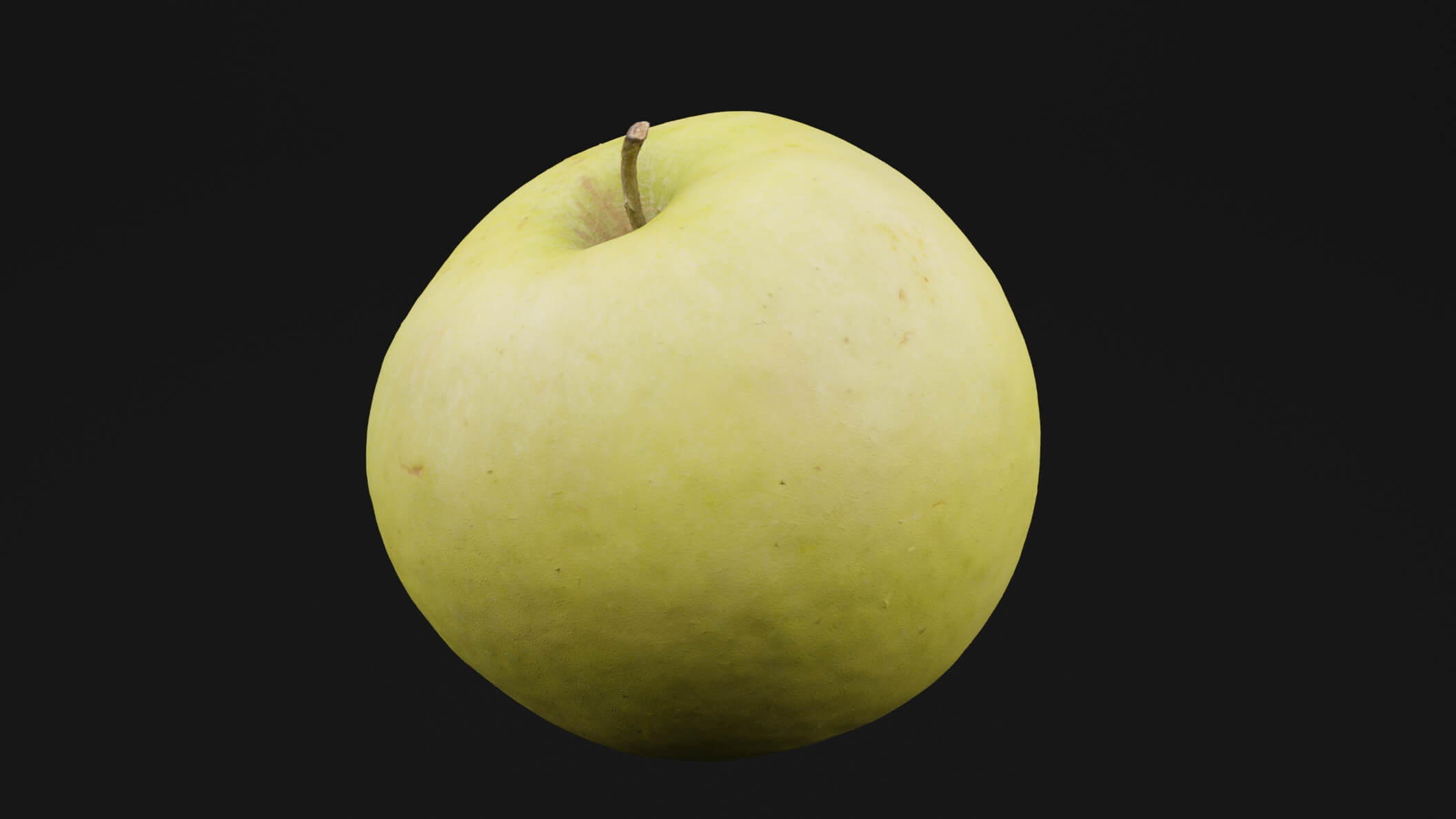 Green Yellow Apple - 3D Model by Green Lander