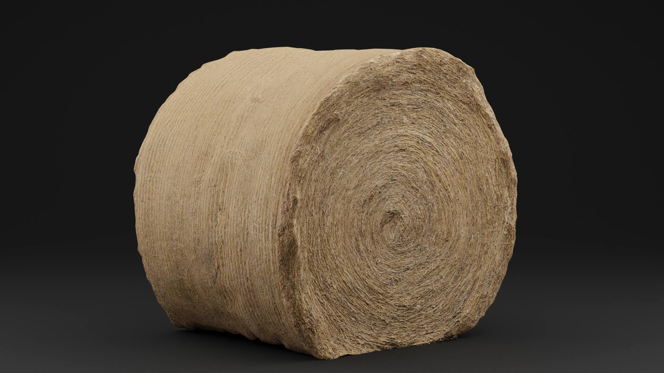 Realistic Hay Bale - 3D Model by Green Lander