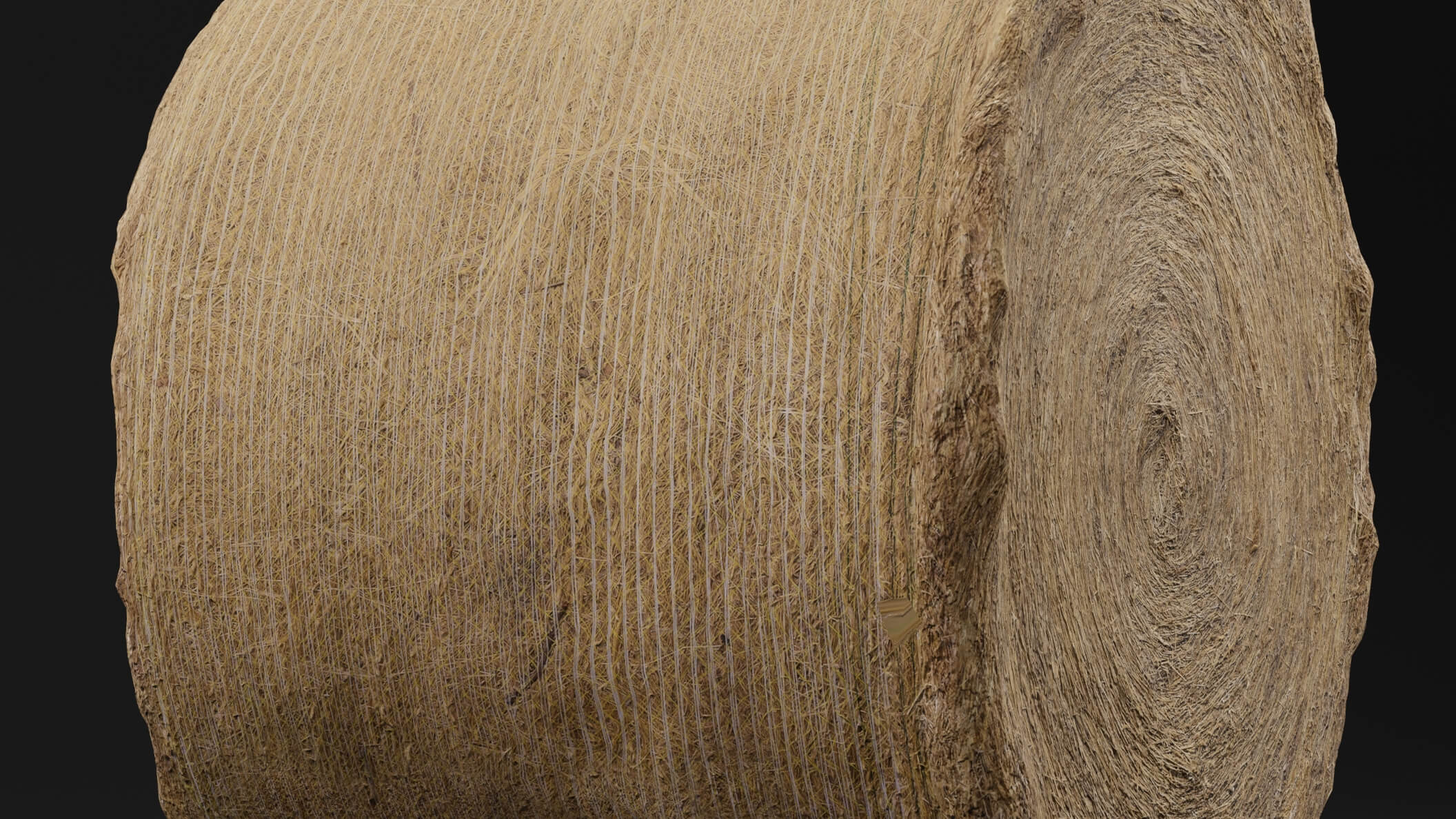 Realistic Hay Bale - 3D Model by Green Lander