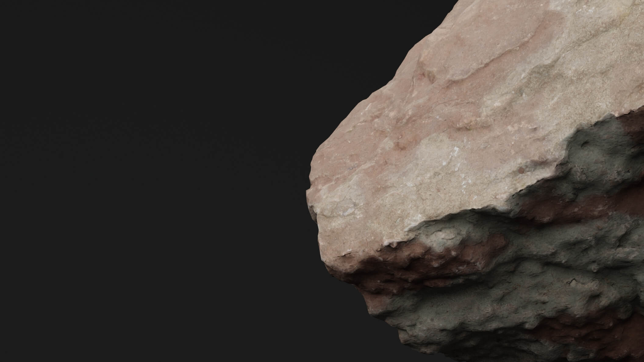 Limestone Rock - 3D Model by Green Lander