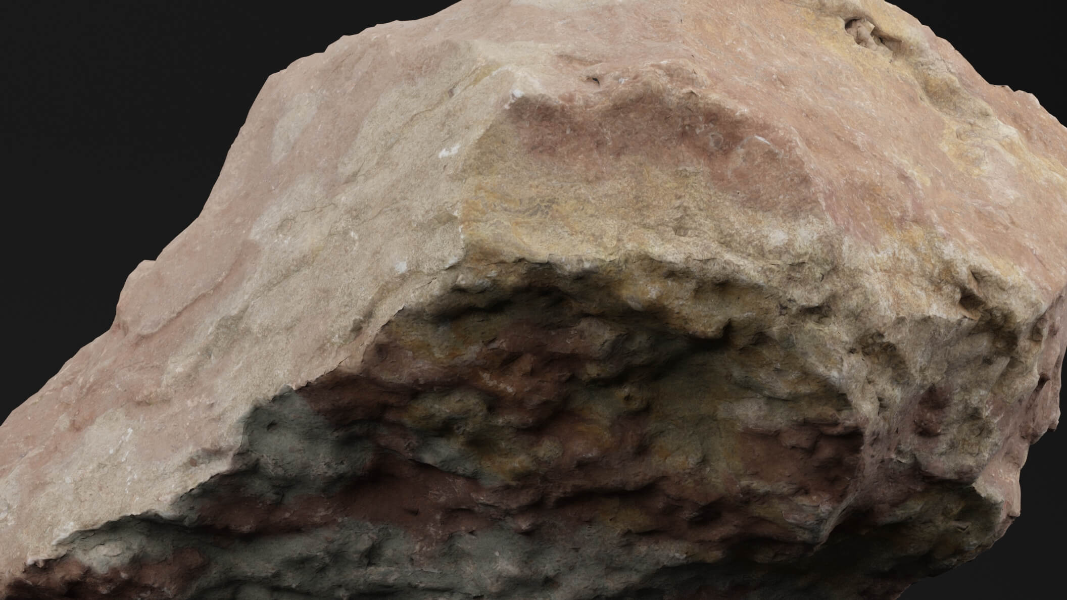Limestone Rock - 3D Model by Green Lander