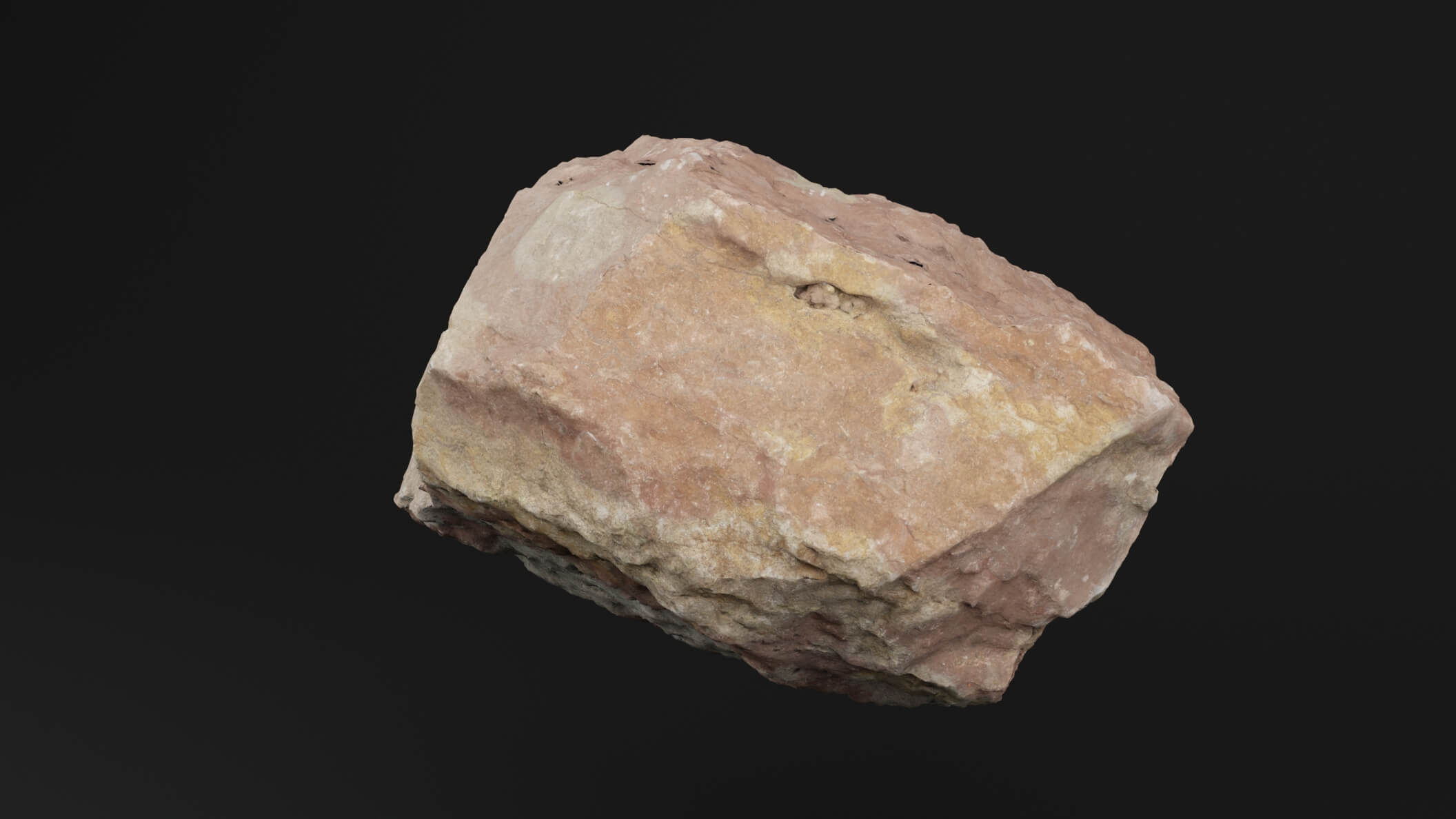 Limestone Rock - 3D Model by Green Lander