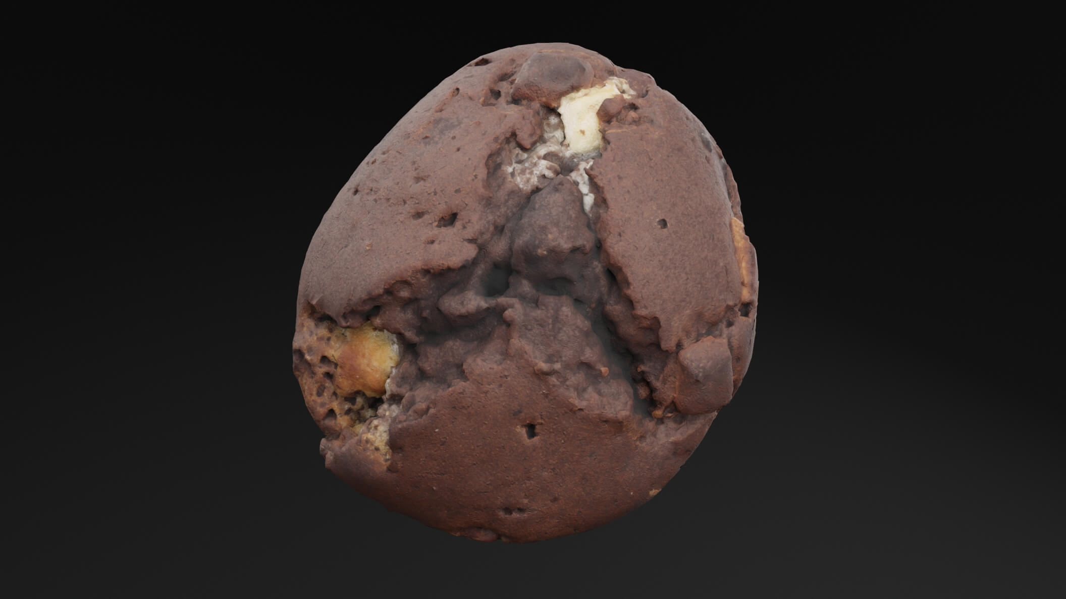 Chocolate White Muffin - 3D Model by Green Lander
