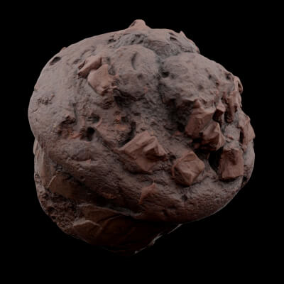 Chocolate Muffin - 3D Model by Green Lander