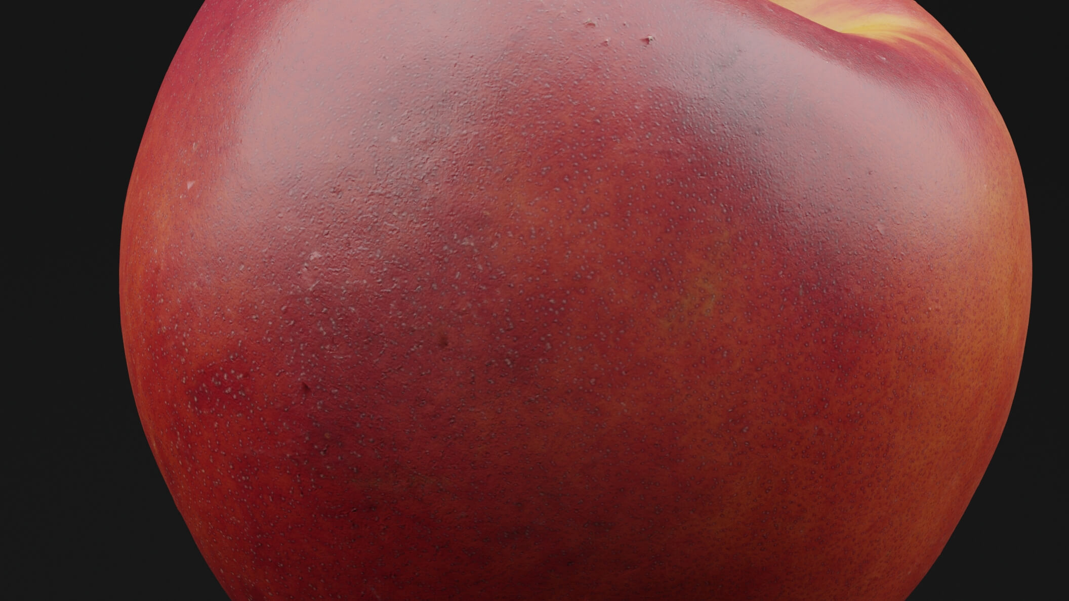 Nectarine Fruit - 3D Model by Green Lander