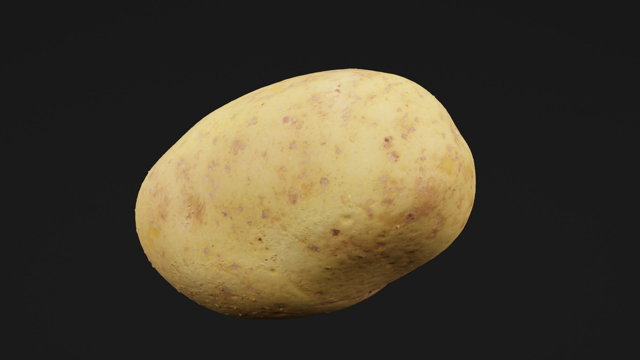 Potato Vegetable - 3D Model by Green Lander